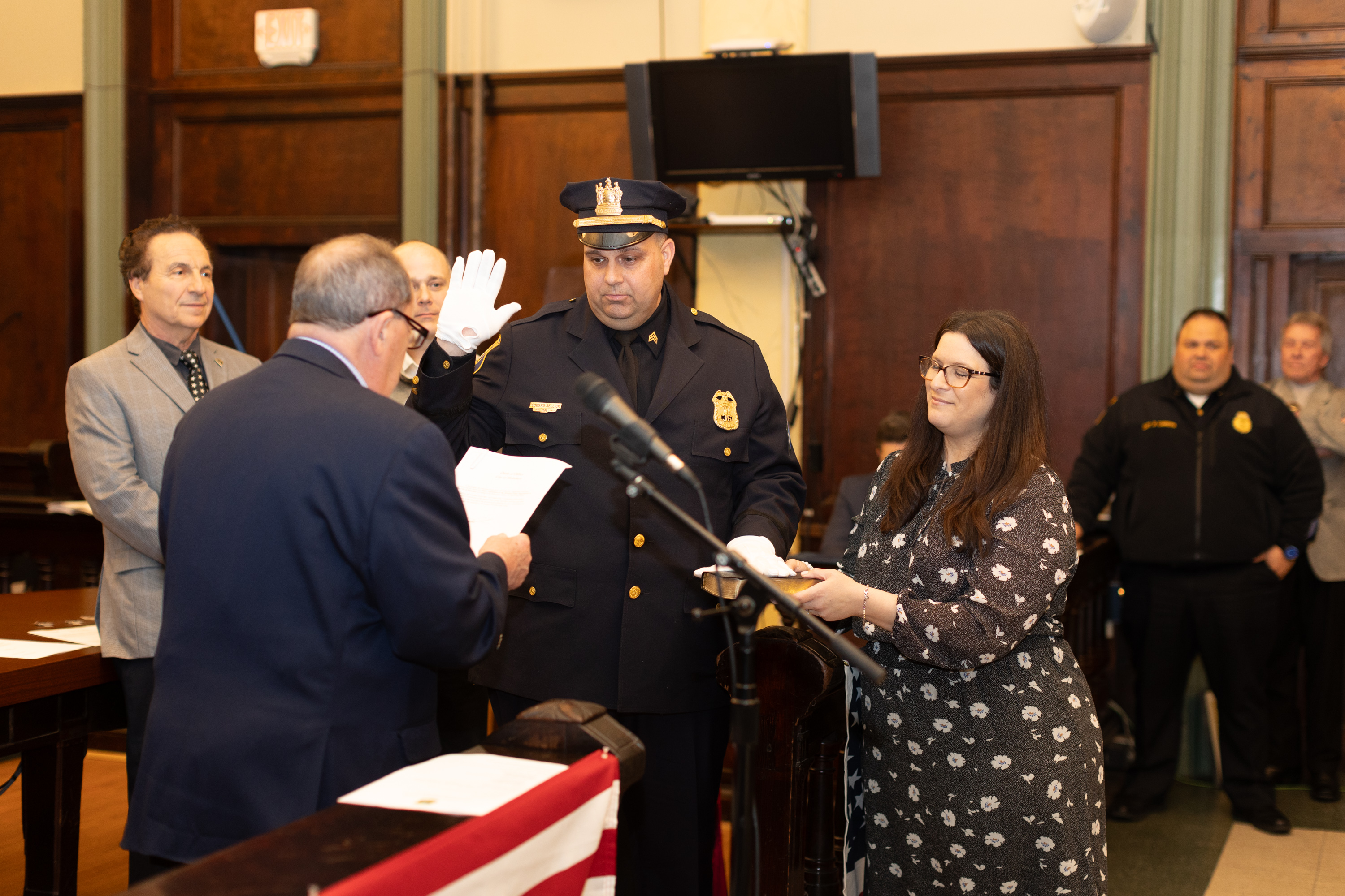 Seven are promoted by Hoboken Police Department, April 3, 2024 - nj.com