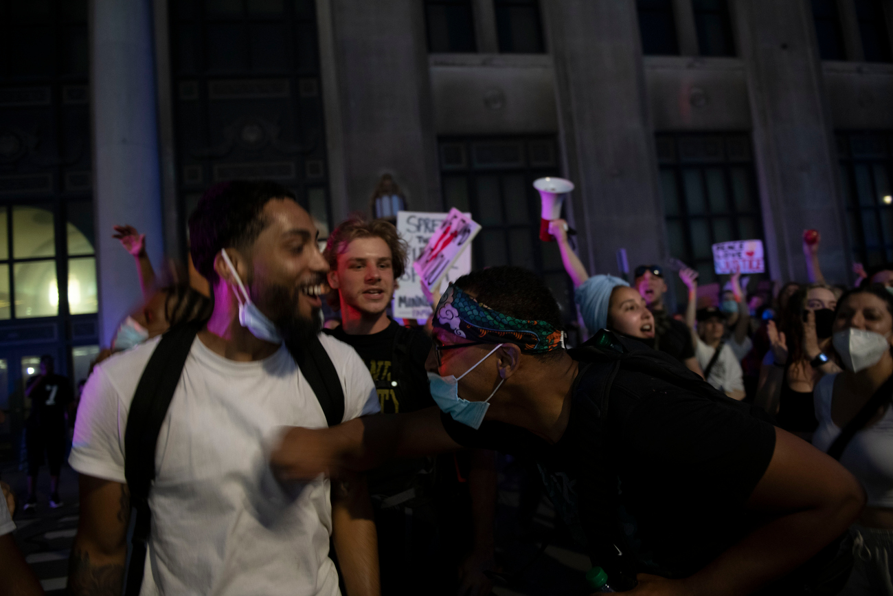 Detroit protesters march to site where 1967 riot began in eighth day of ...