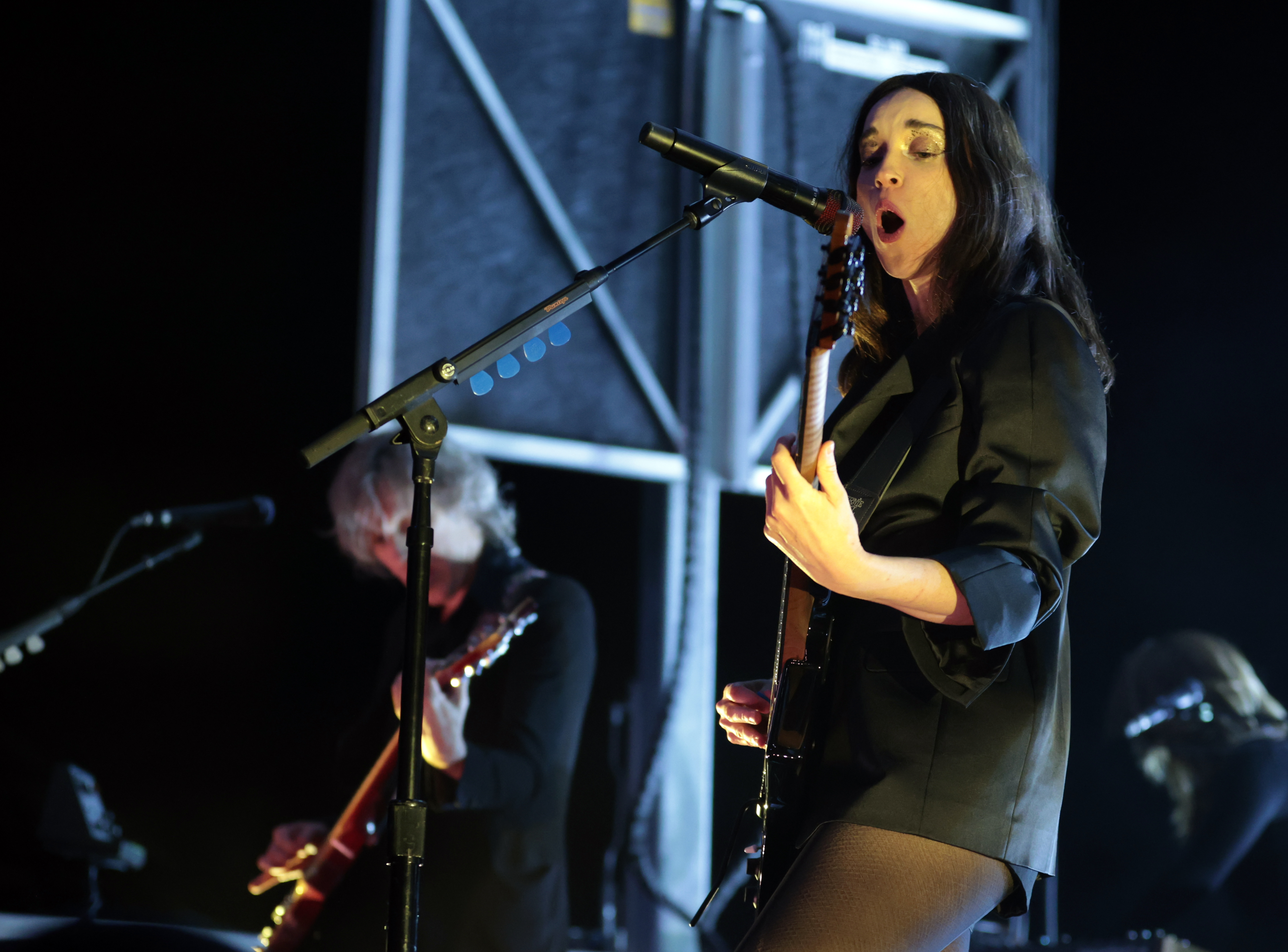 St. Vincent performs at Rock and Roll Hall of Fame, August 29, 2025 ...
