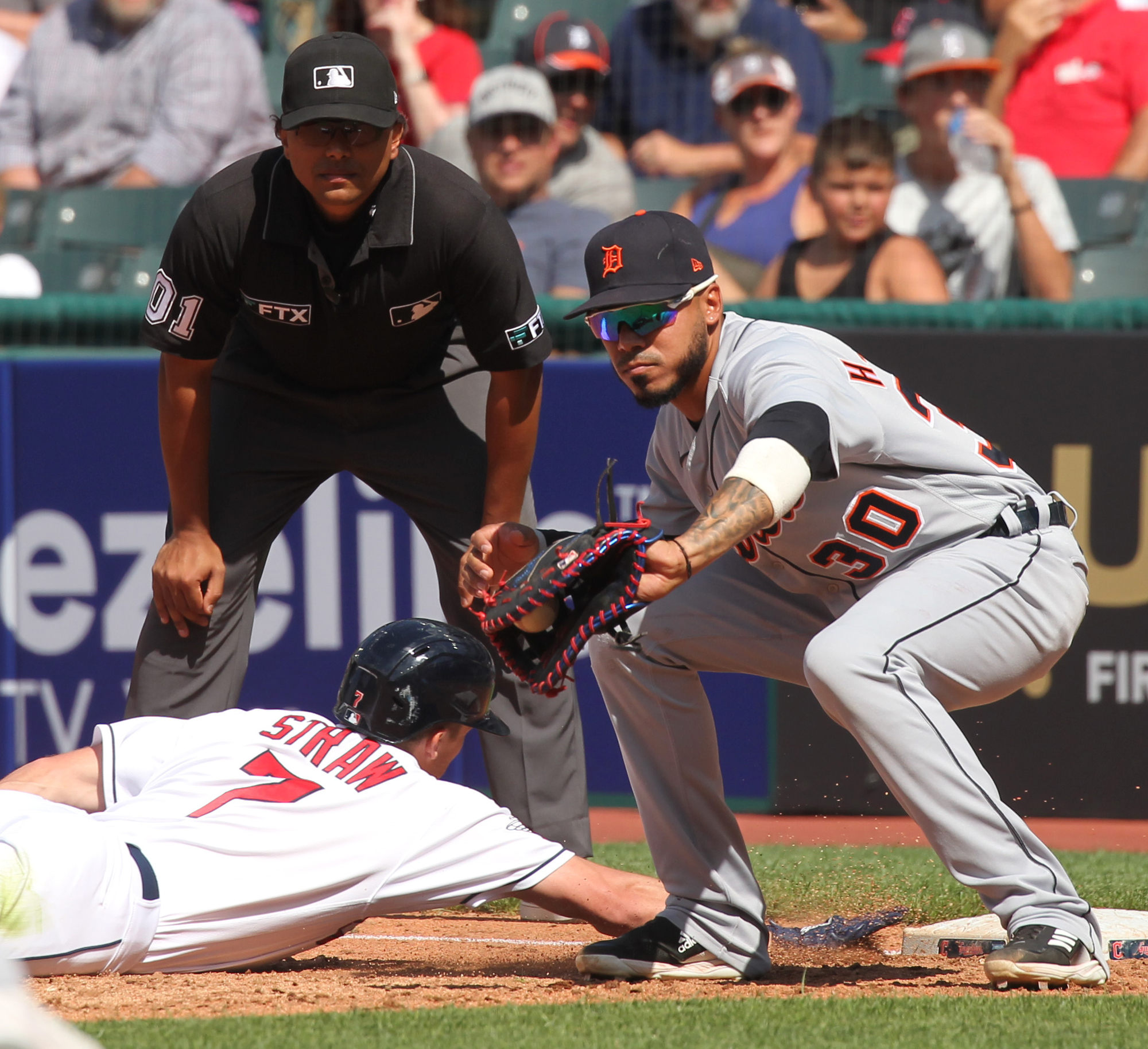Detroit Tigers at Cleveland Guardians, August 15, 2022, Game 1 ...