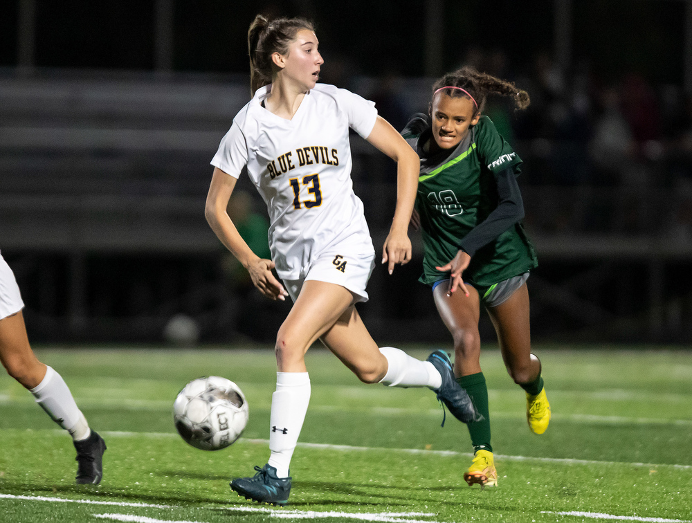Trinity defeats Greencastle-Antrim 2-0 in girls high school soccer ...