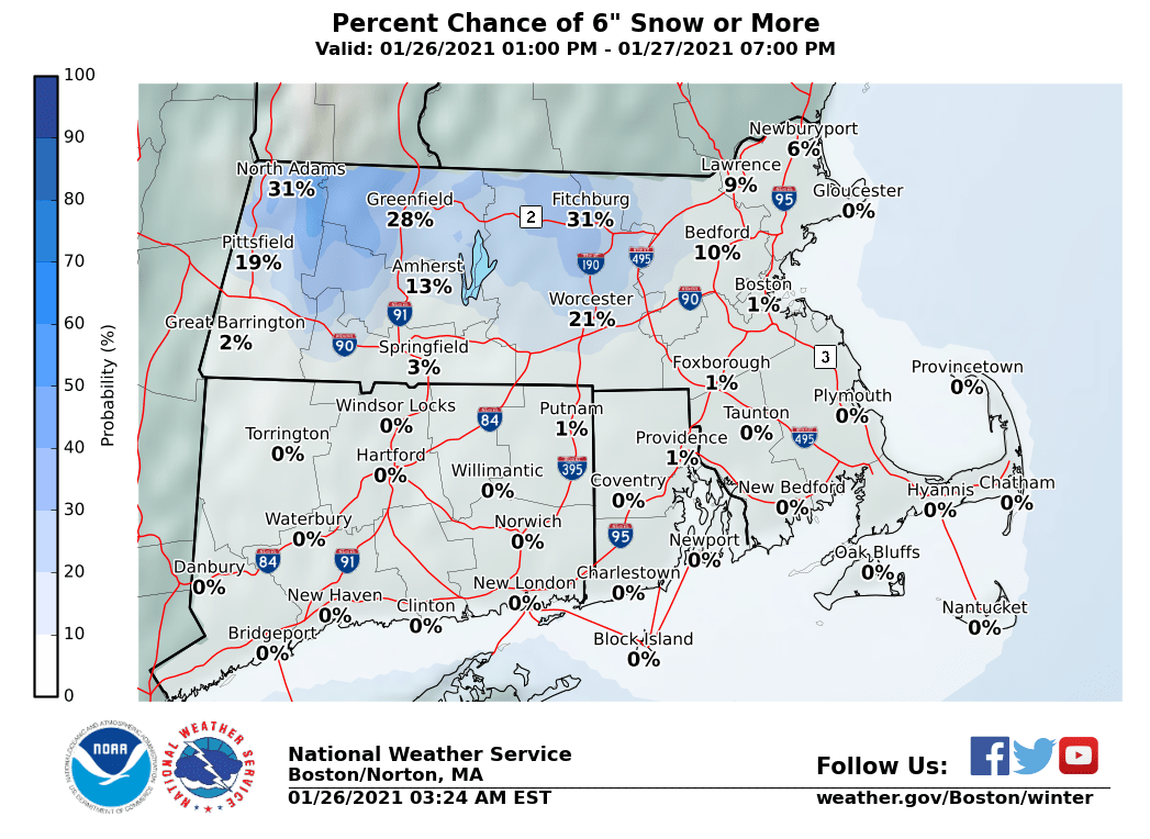 Here's how much snow to expect from Tuesday's light winter storm in ...