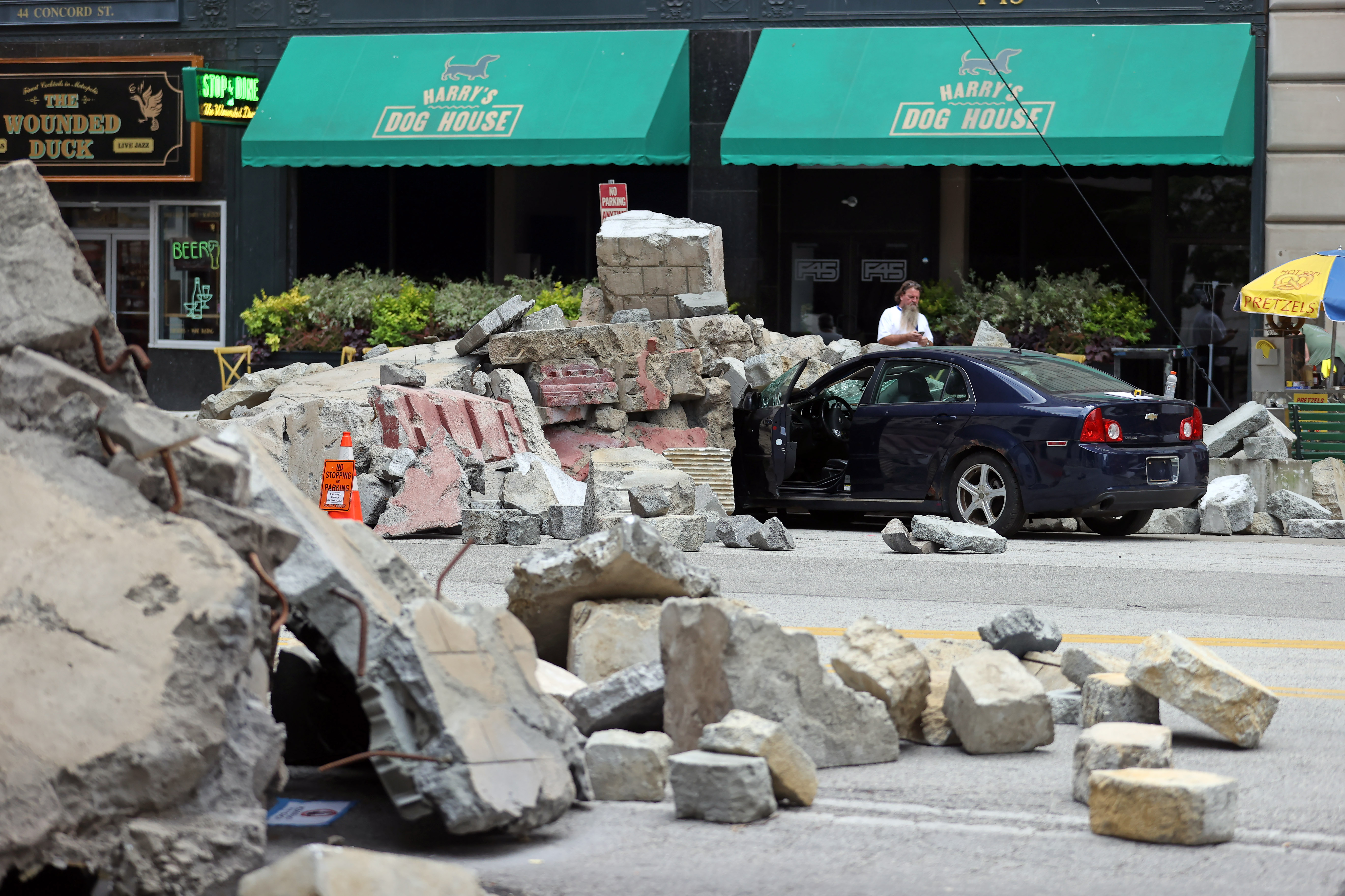 Superman movie set continues to take shape in downtown Cleveland, June ...