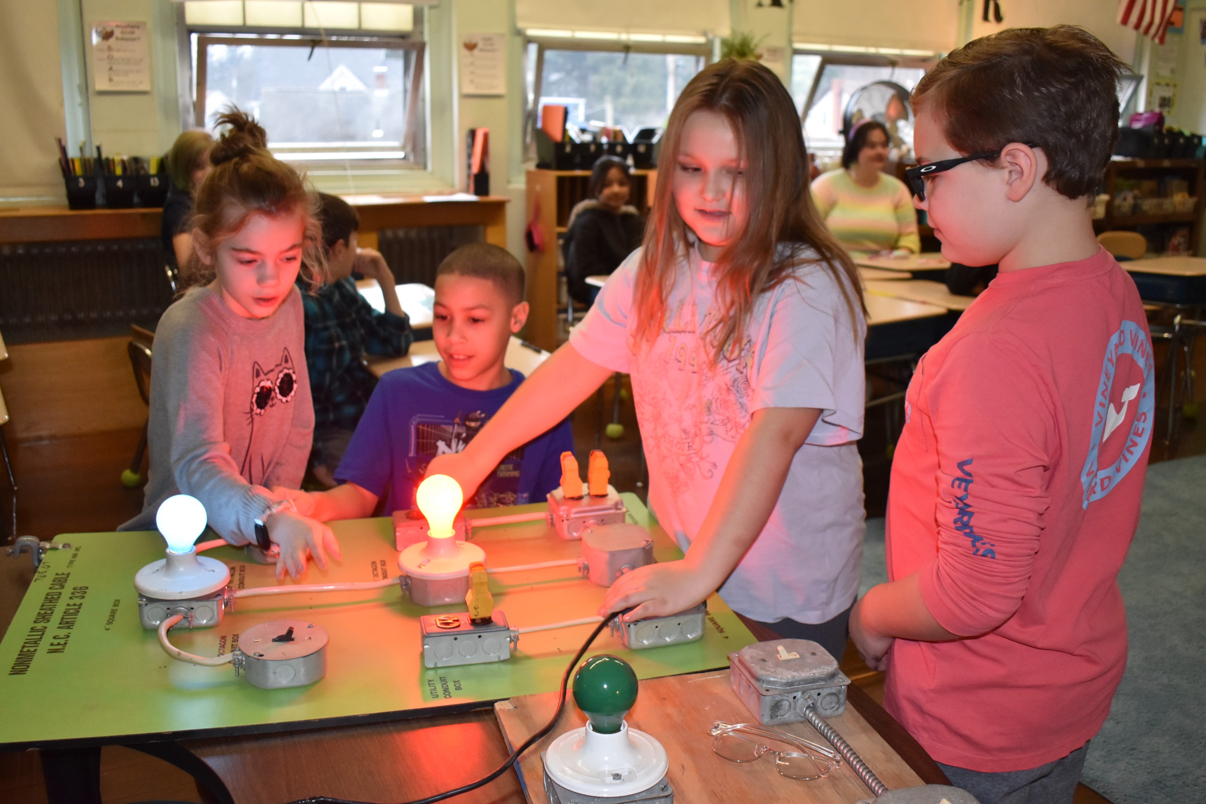 Westfield Tech shop students visit Abner Gibbs Elementary School ...
