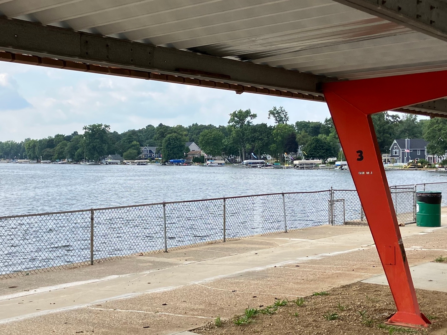 Enjoy the lakefront view from a new public space now open in Portage
