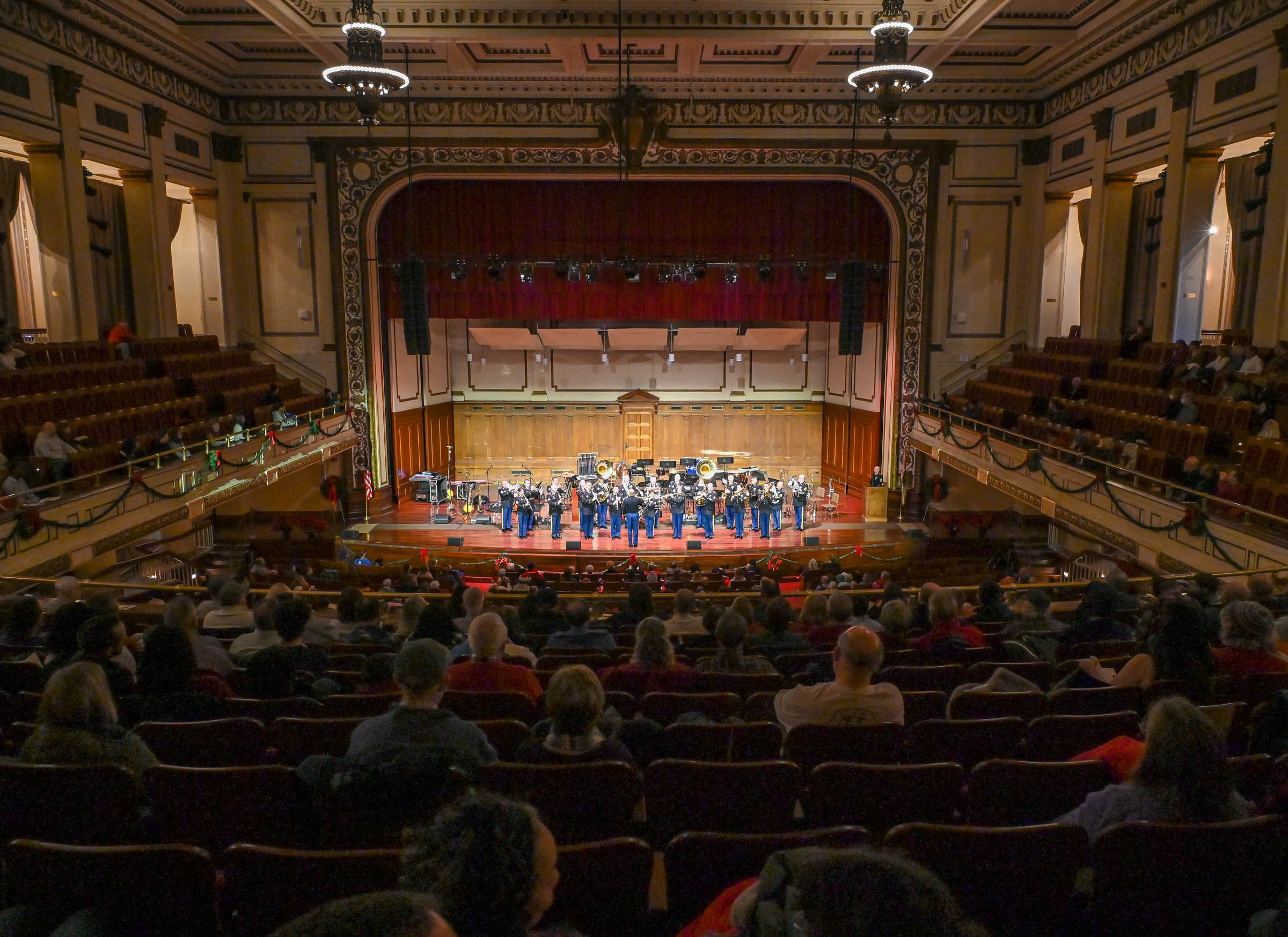 Army band performs free holiday concert at Springfield Symphony Hall ...