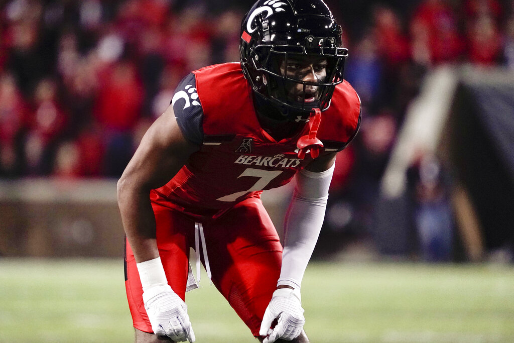 Cincinnati cornerback Coby Bryant picked by the Seattle Seahawks, April ...