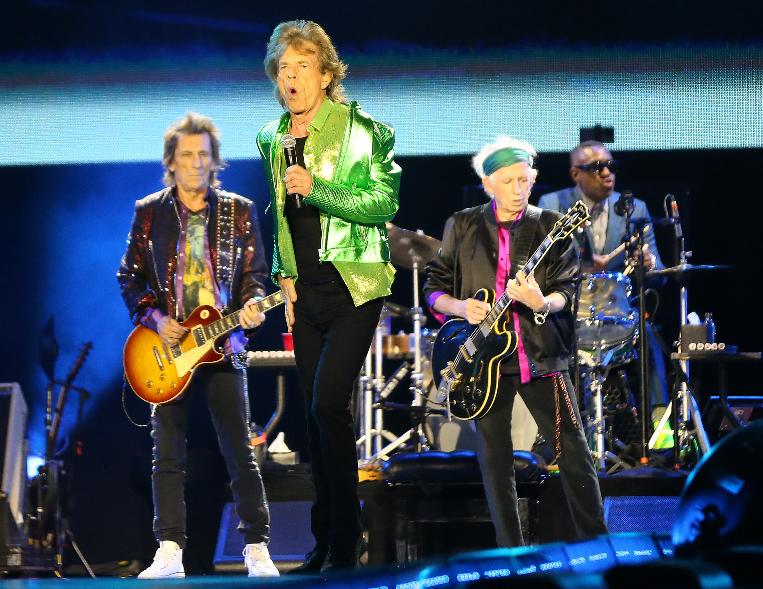 Rolling Stones perform at Cleveland Browns Stadium during their Hackney ...