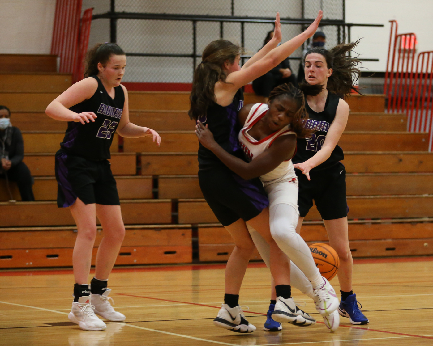 Girls Basketball: No. 19 St. Thomas Aquinas defeats Monroe 49-41 - nj.com