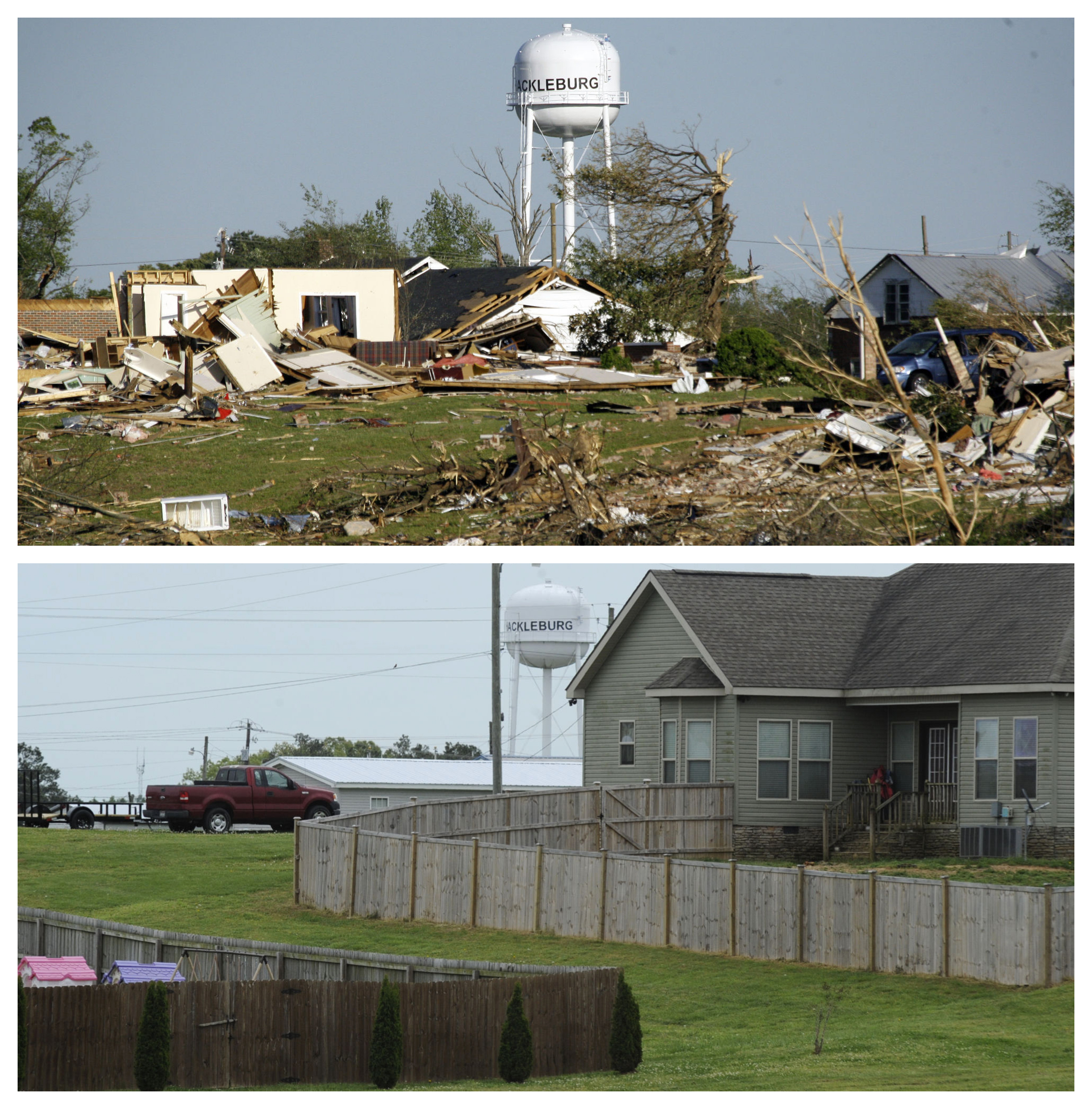 Before And After Tornado