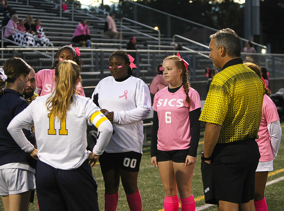 Hopkins Academy vs Springfield International Charter girls Soccer 10/9 ...