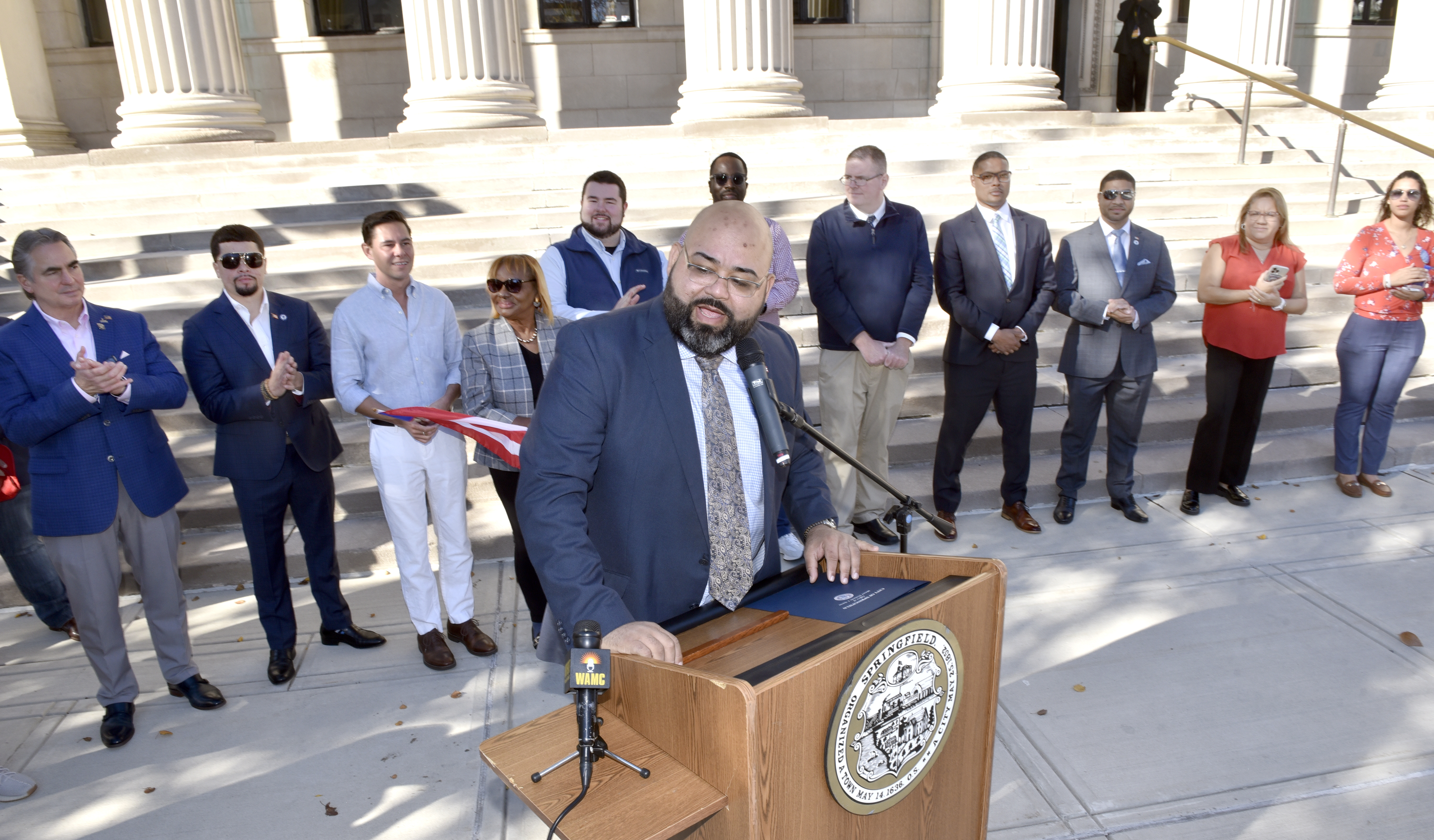 Springfield marks Puerto Rican Heritage Month with flag raising ...