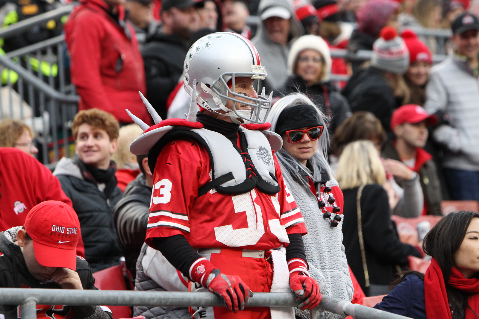 Fans at Ohio State's blowout win over Michigan State, 56-7 - cleveland.com