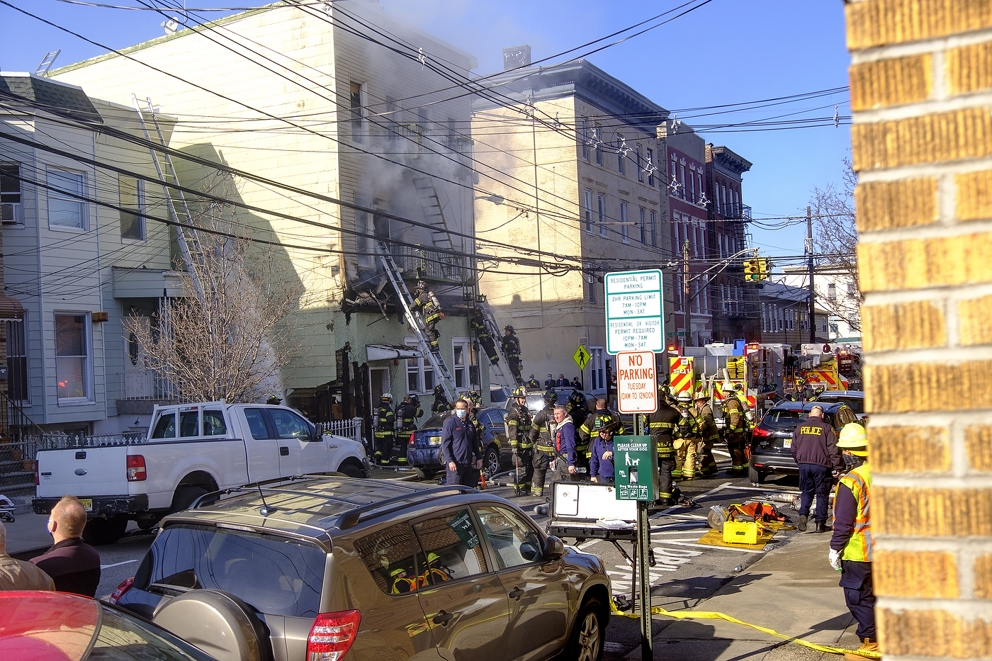Four-alarm fire on Hudson Ave. in Union City - nj.com