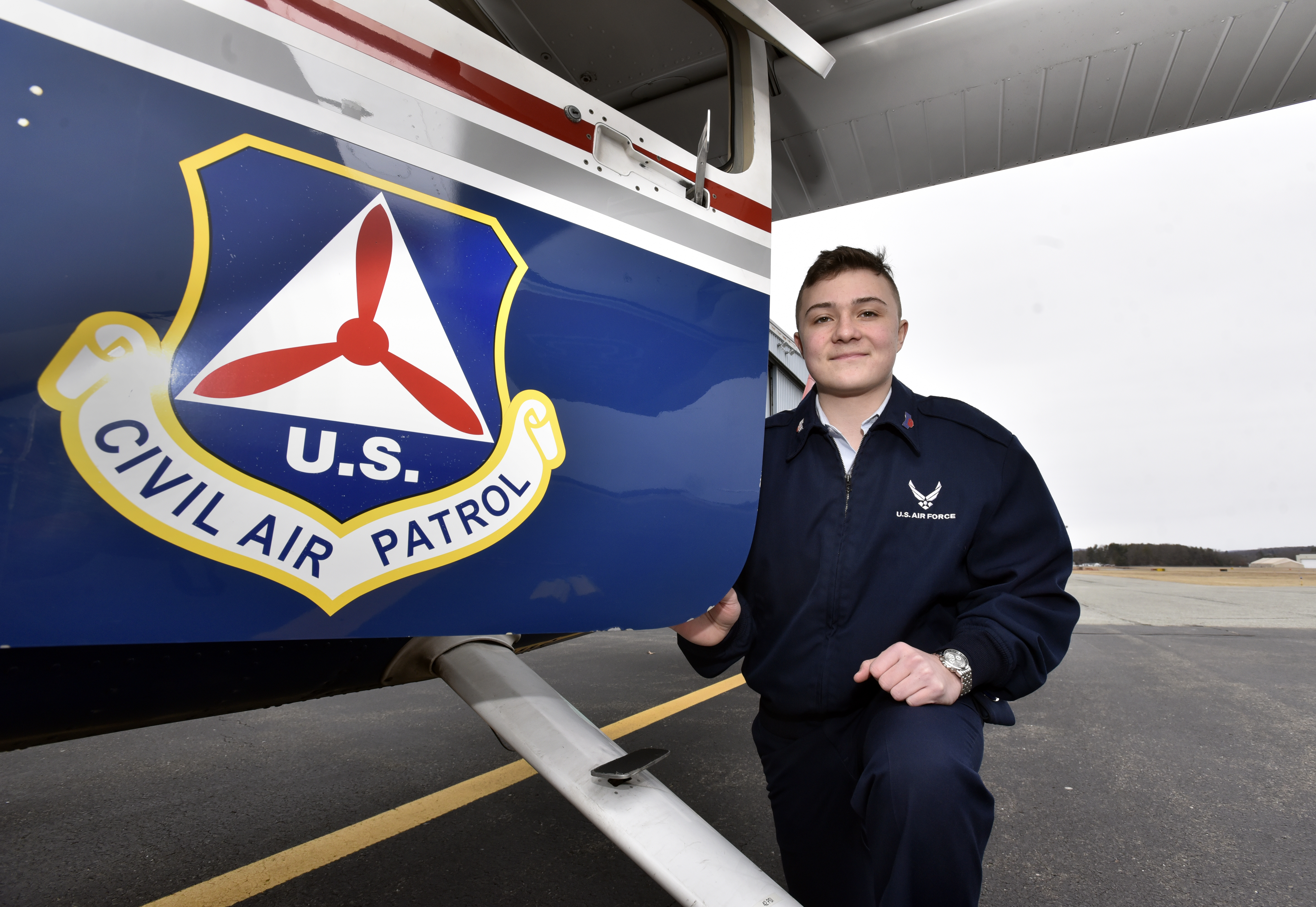 Agawam teen Derek Waddell soars with Civil Air Patrol - masslive.com