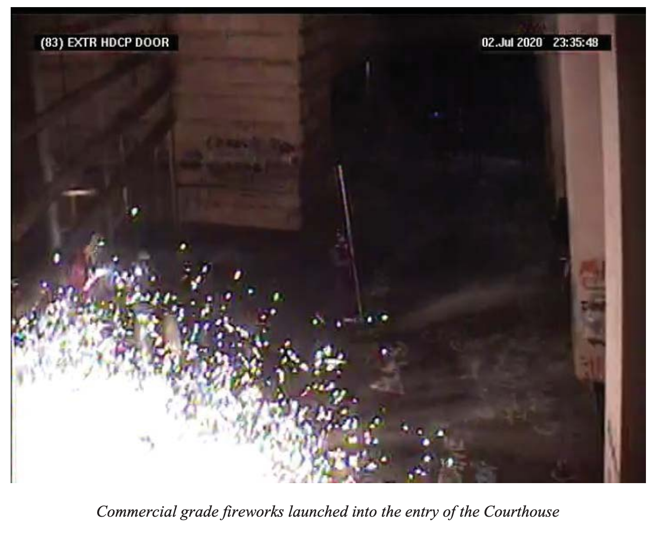 Damage to Mark O. Hatfield Courthouse in downtown Portland - oregonlive.com