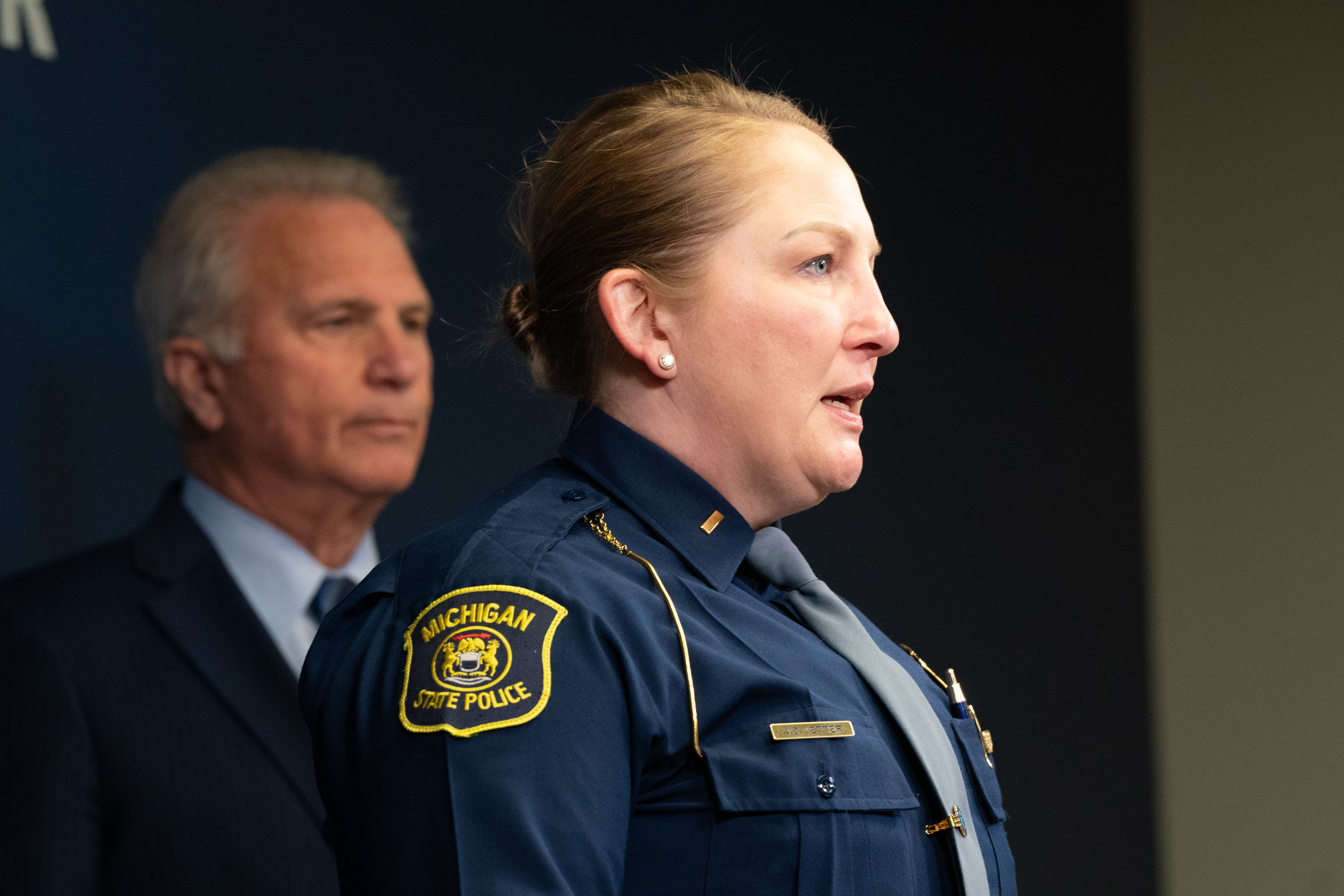 Press conference to announce criminal charges filed against a Flint ...
