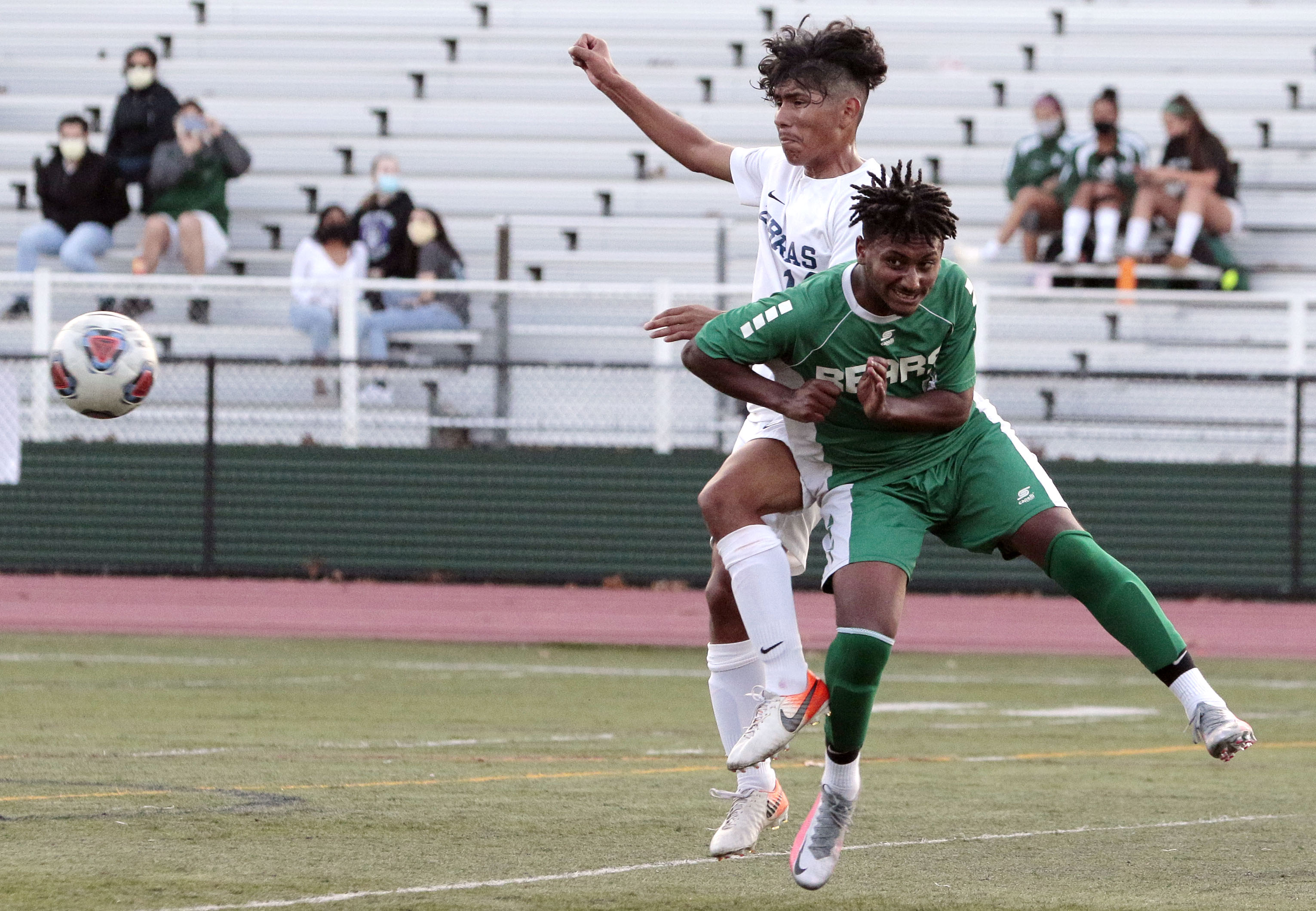 East Brunswick defeats New Brunswick in boys soccer on October 6, 2020 ...