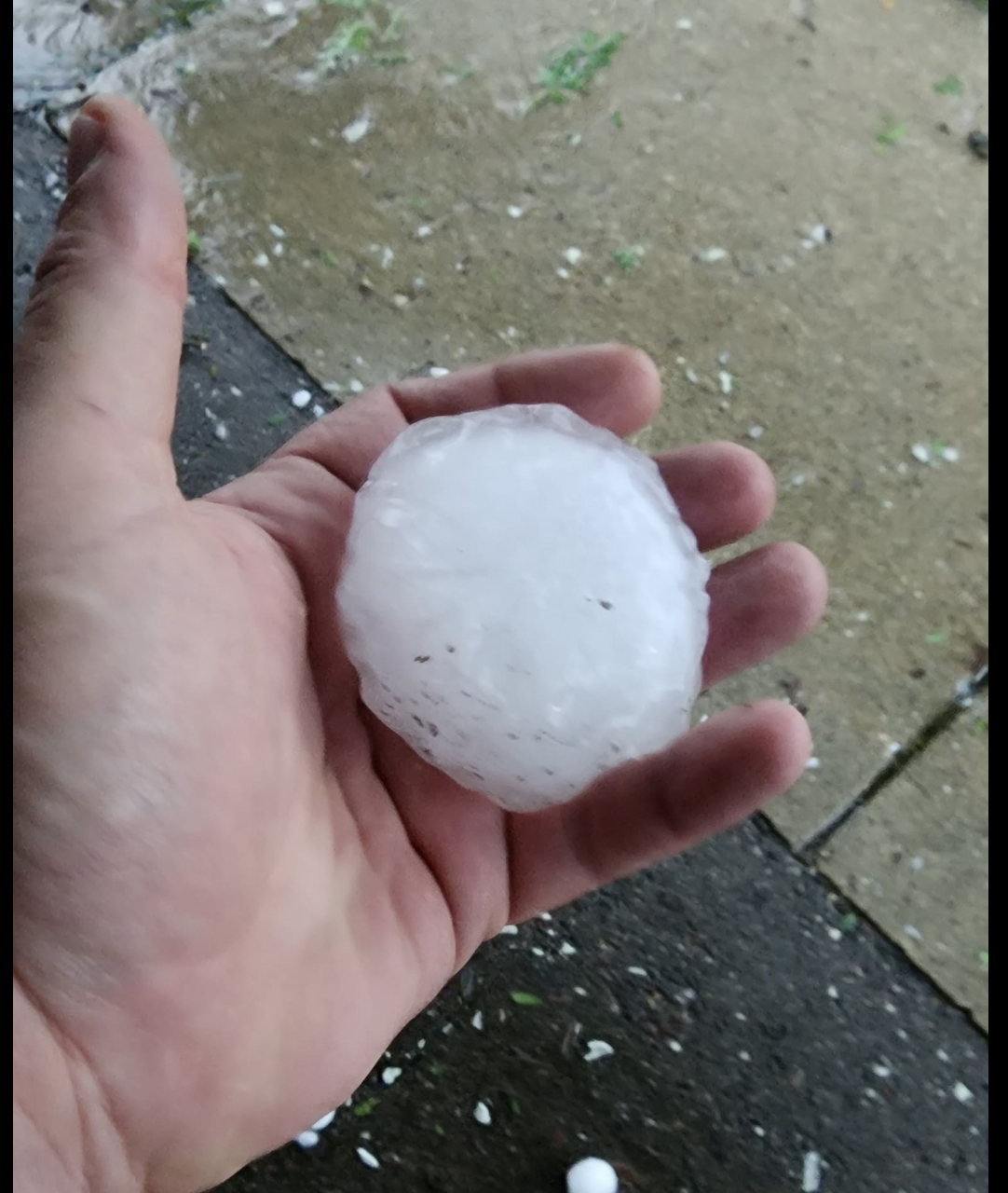 Tennis ball-sized hail blasts Davison in thunderstorm - mlive.com