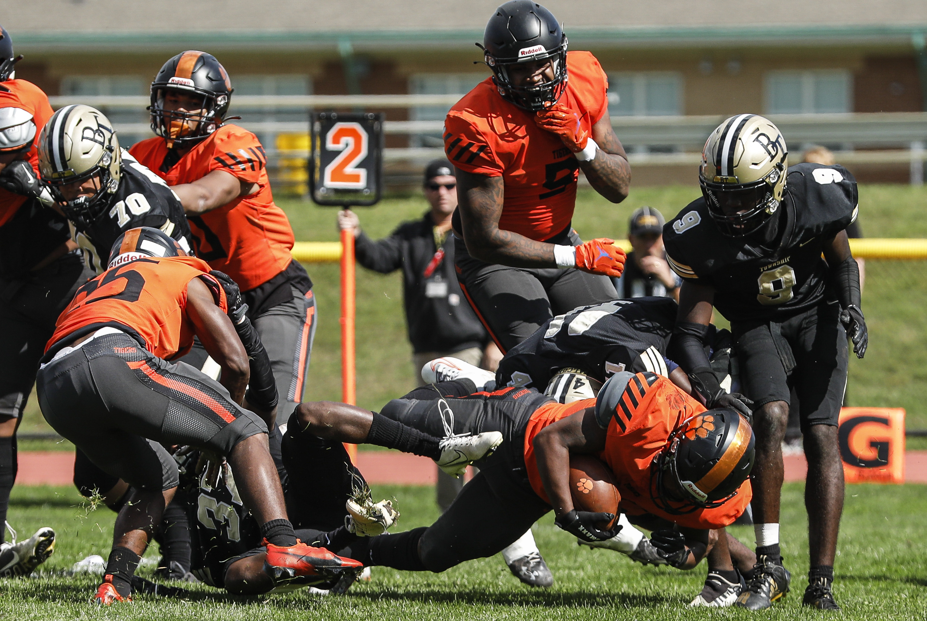 Football: Burlington Township vs. Camden Eastside on October 8, 2022 ...