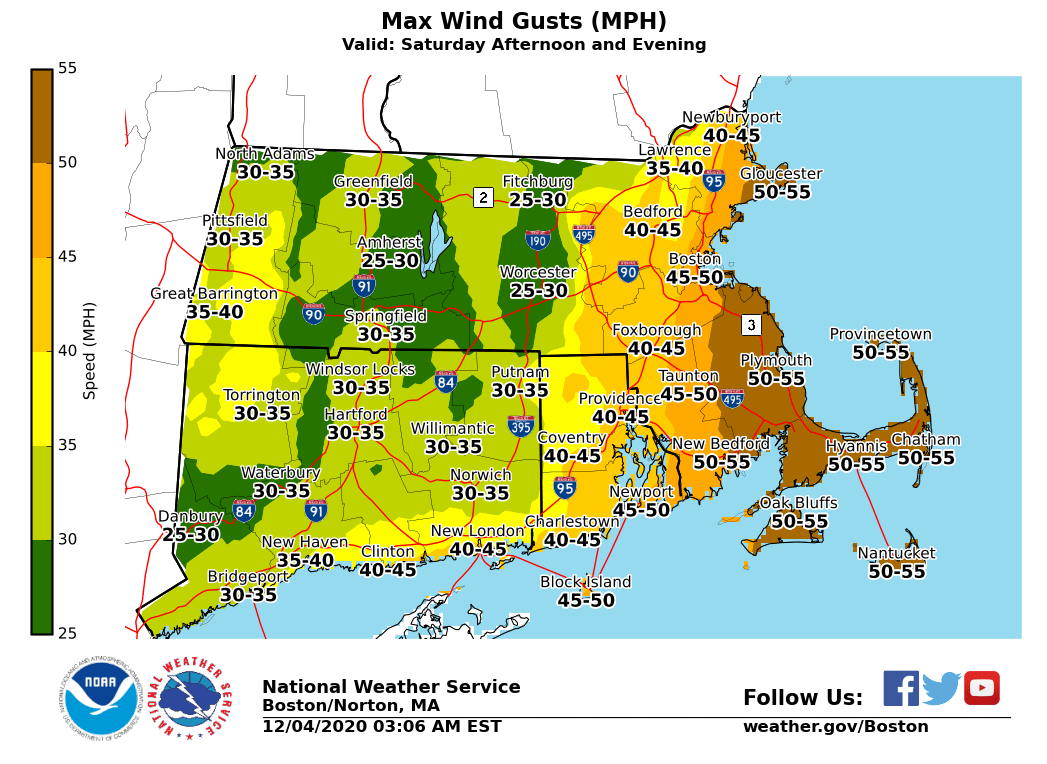Large snow amounts, strong winds expected across Massachusetts over the ...