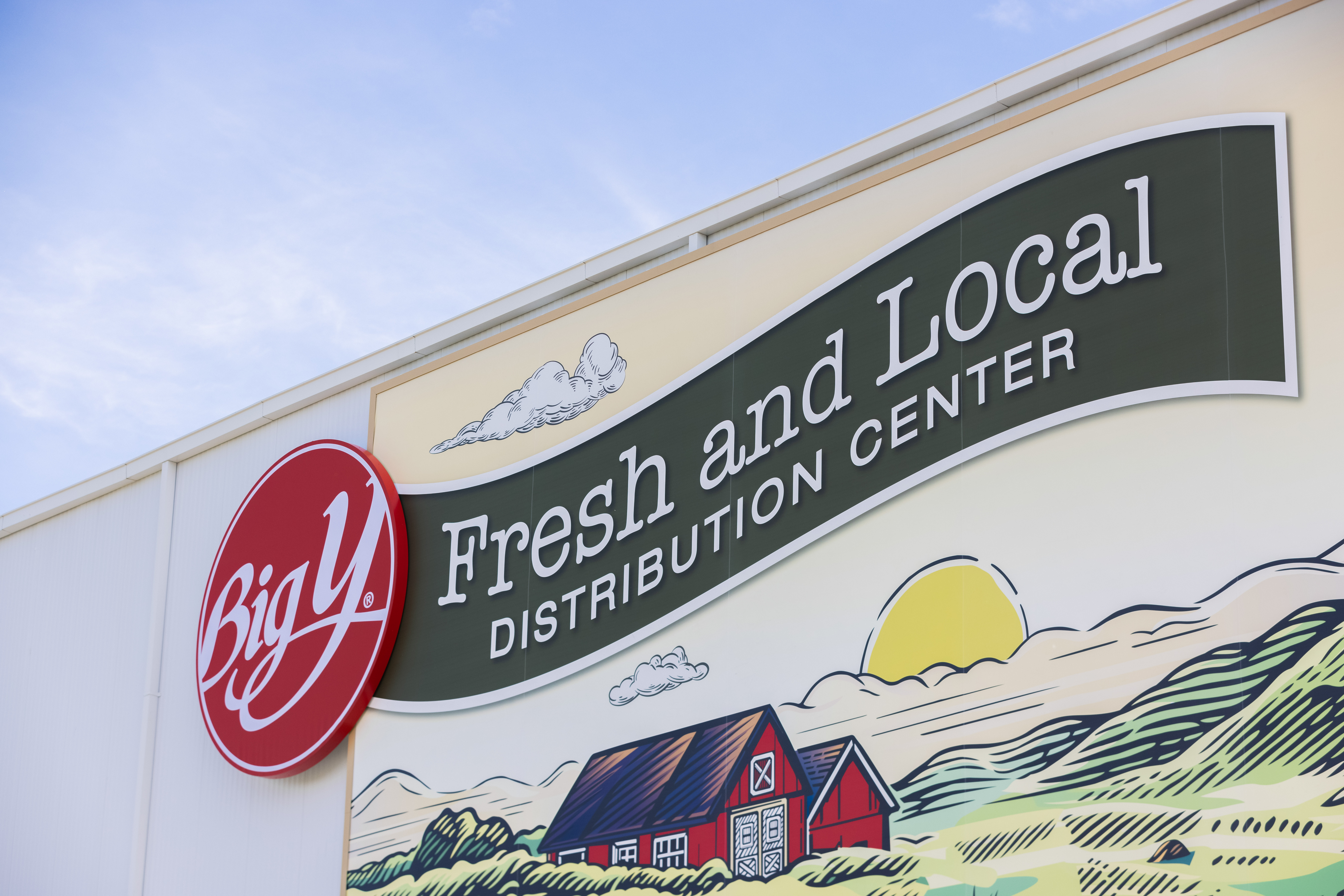 Big Y installed new mural at its Fresh & Local Distribution Center ...