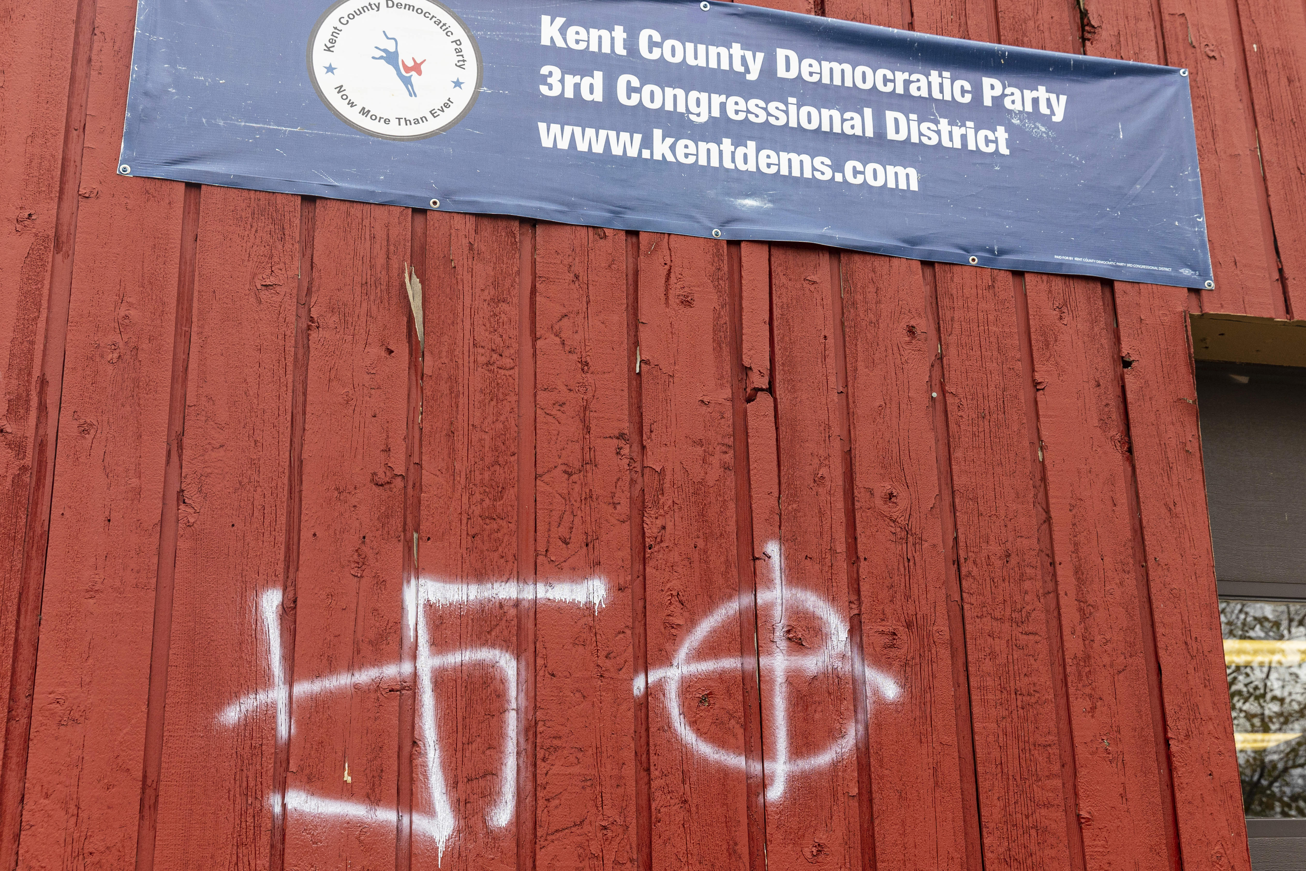 Kent County Democratic party headquarters vandalized - mlive.com