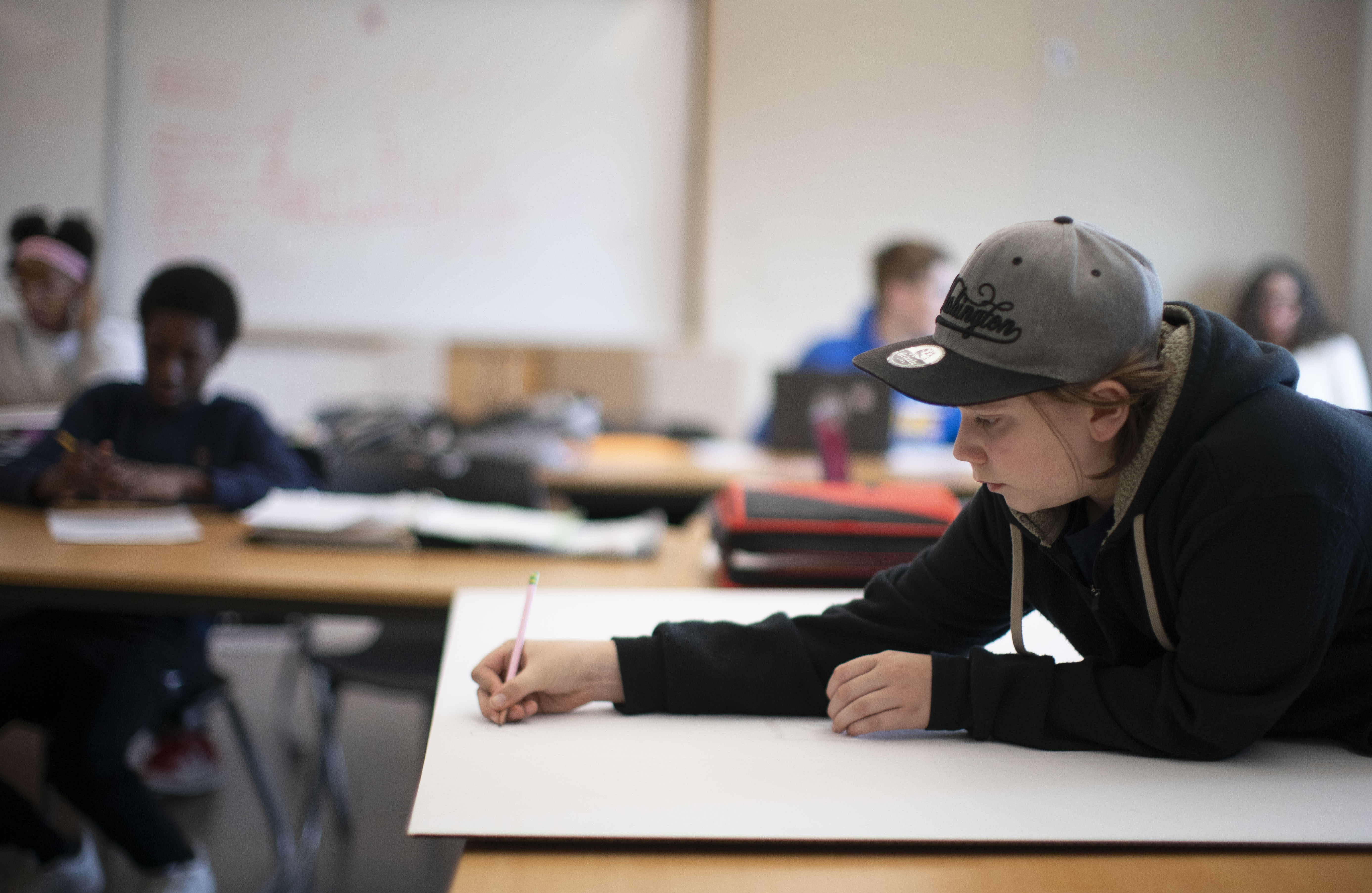 Math class at Faubion School in Portland - oregonlive.com