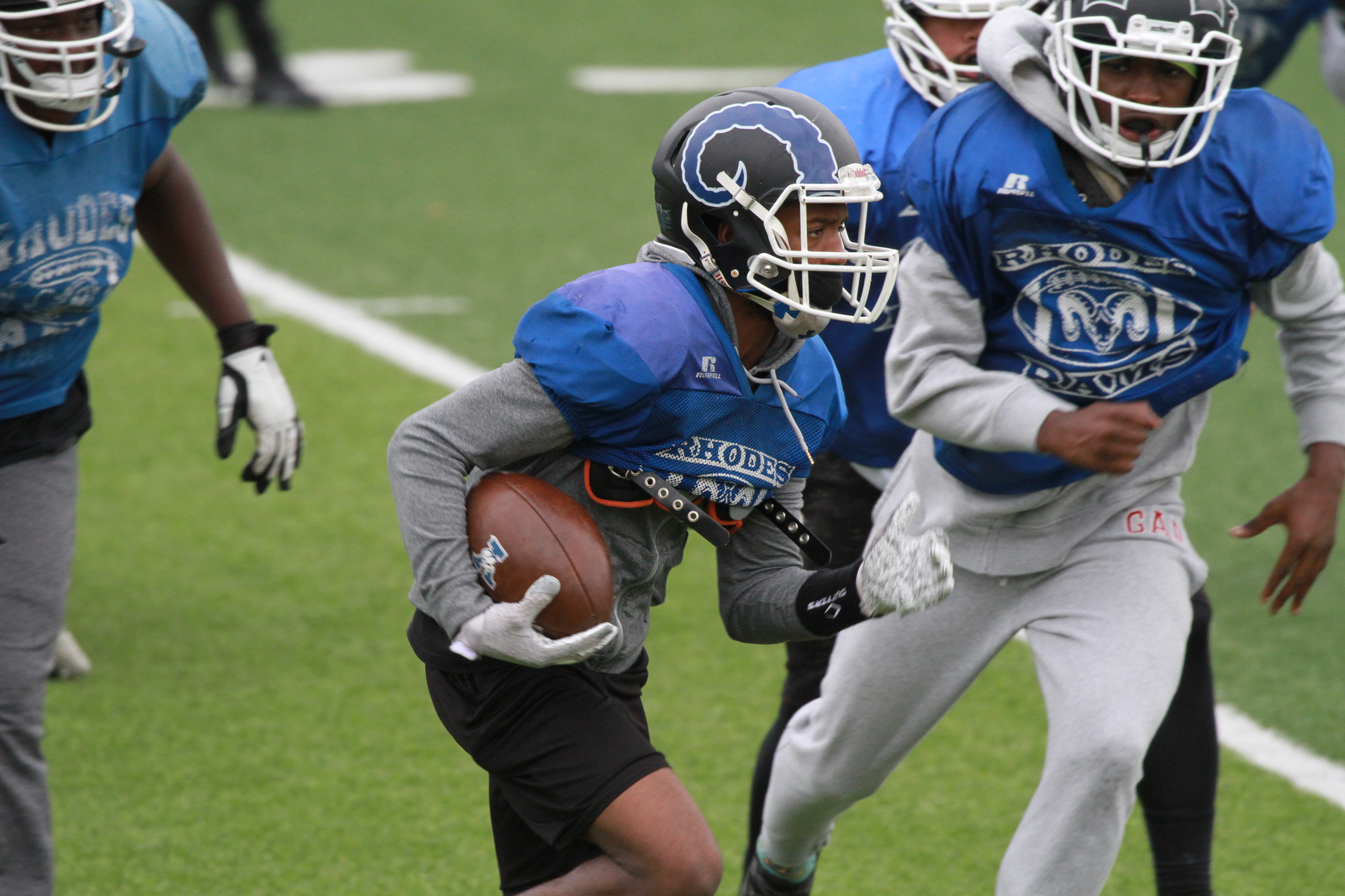 Rhodes High School football team makes the playoffs for the first time ...