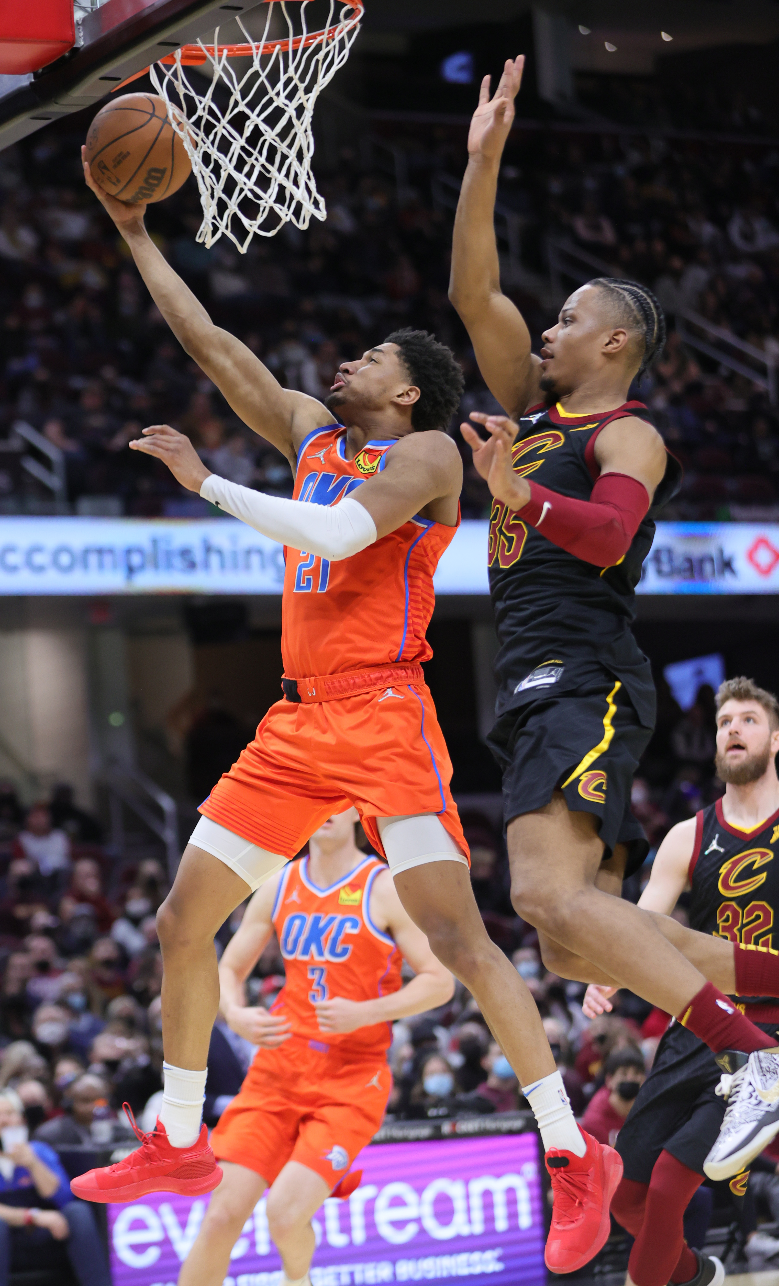 Cleveland Cavaliers vs. Oklahoma City Thunder, January 22, 2022 ...