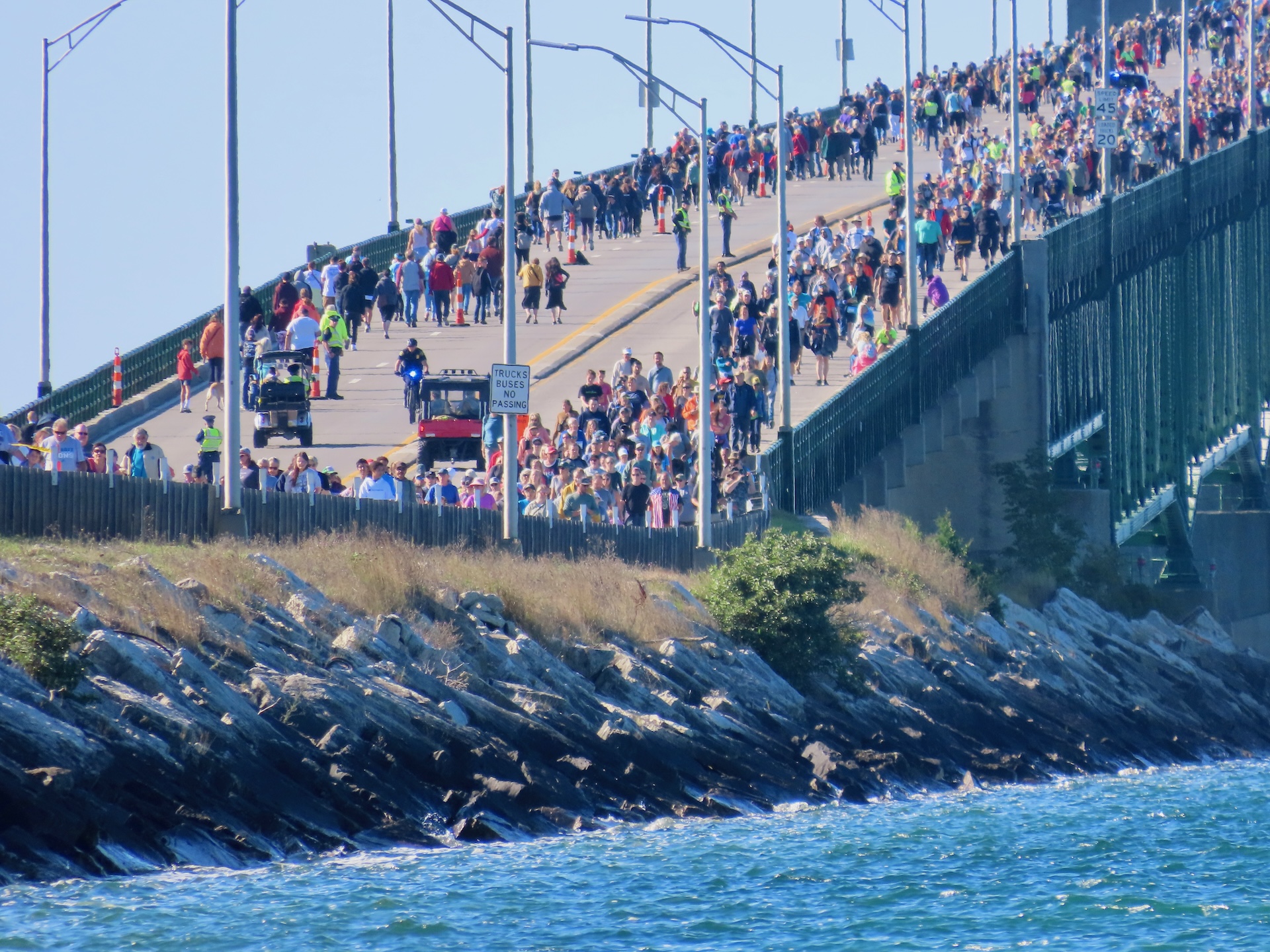 30k cross Mackinac Bridge on Labor Day 2024 - mlive.com