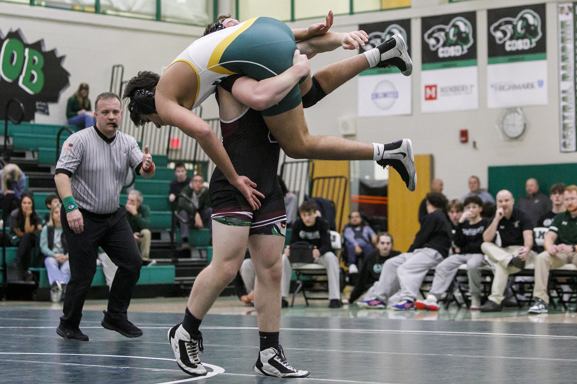 State College vs Central Dauphin in boys high school wrestling ...