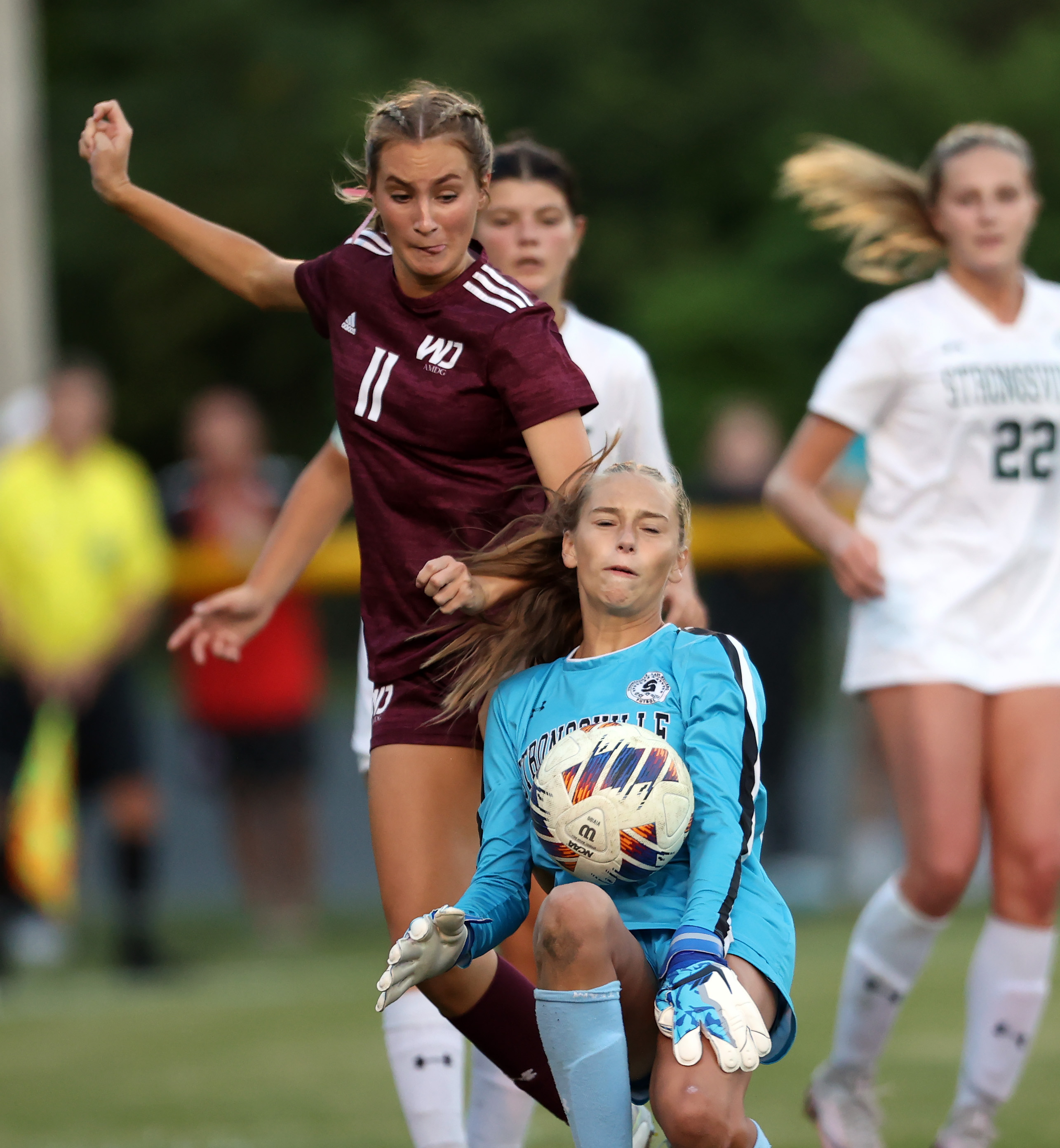 High school girls soccer; Strongsville vs. Walsh Jesuit, September 9 ...