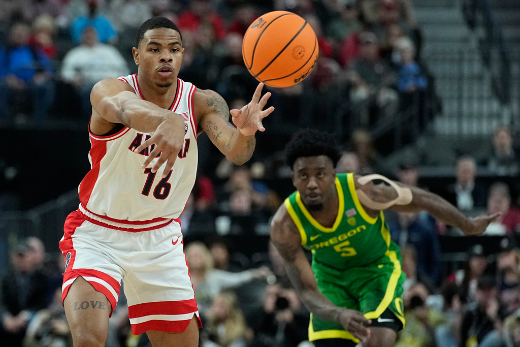 Oregon vs. Arizona at Pac-12 tournament, March 15, 2024 - oregonlive.com