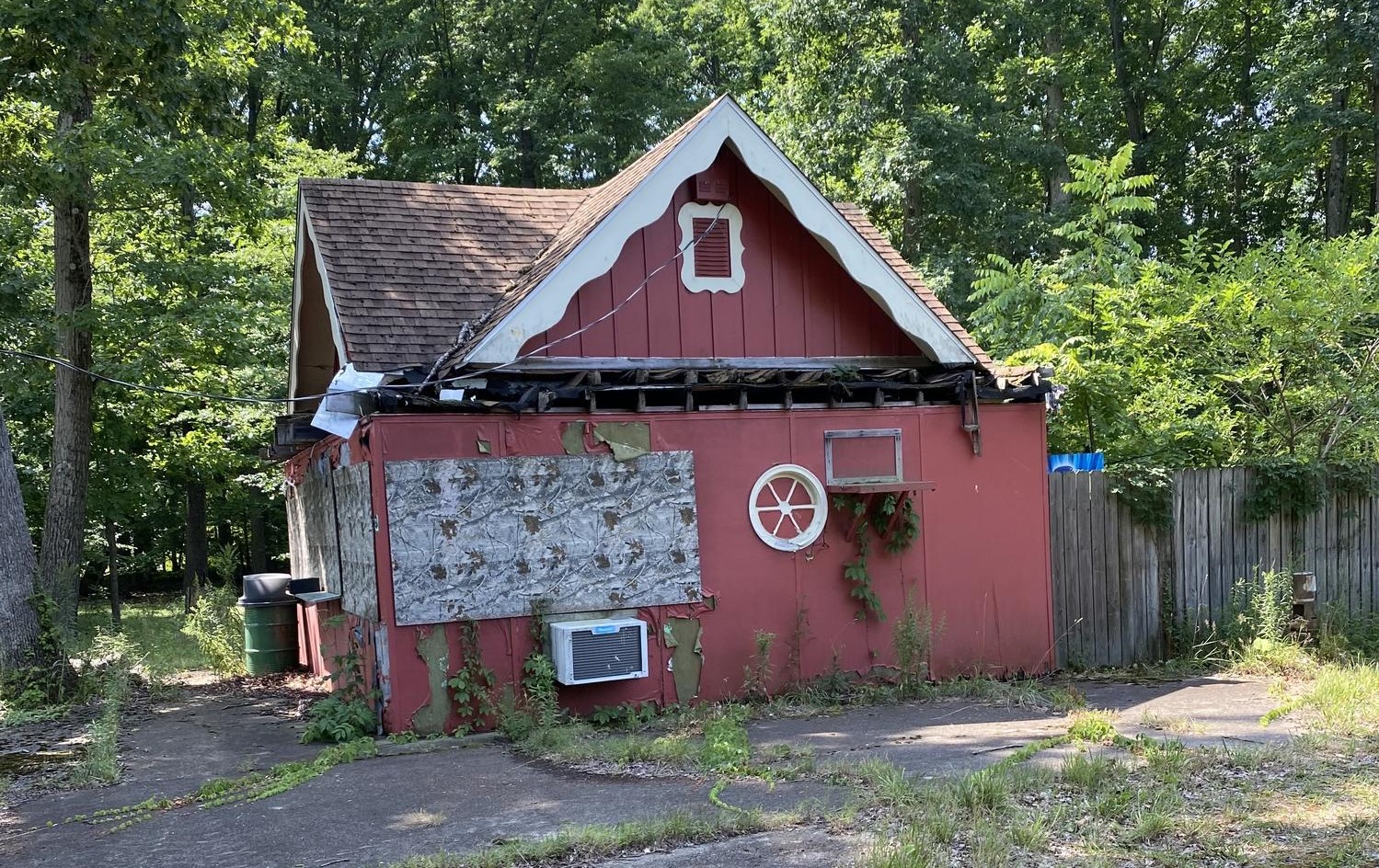 Ruins and remnants of Deer Forest Fun Park in Coloma, Michigan - mlive.com