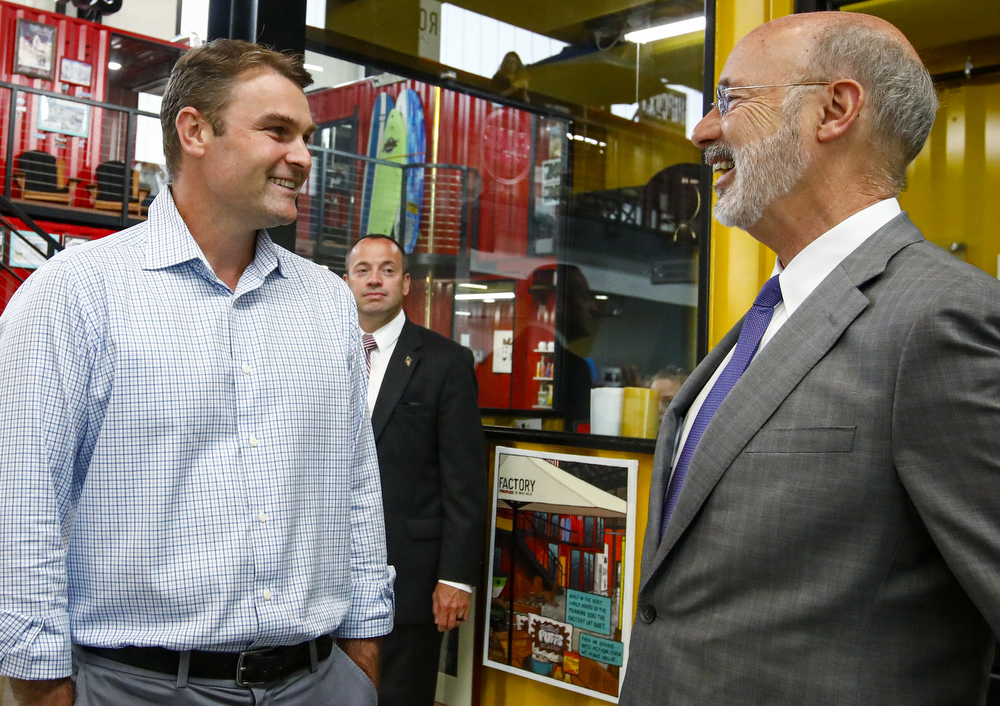 Governor Tom Wolf visits Factory LLC in Bethlehem - lehighvalleylive.com