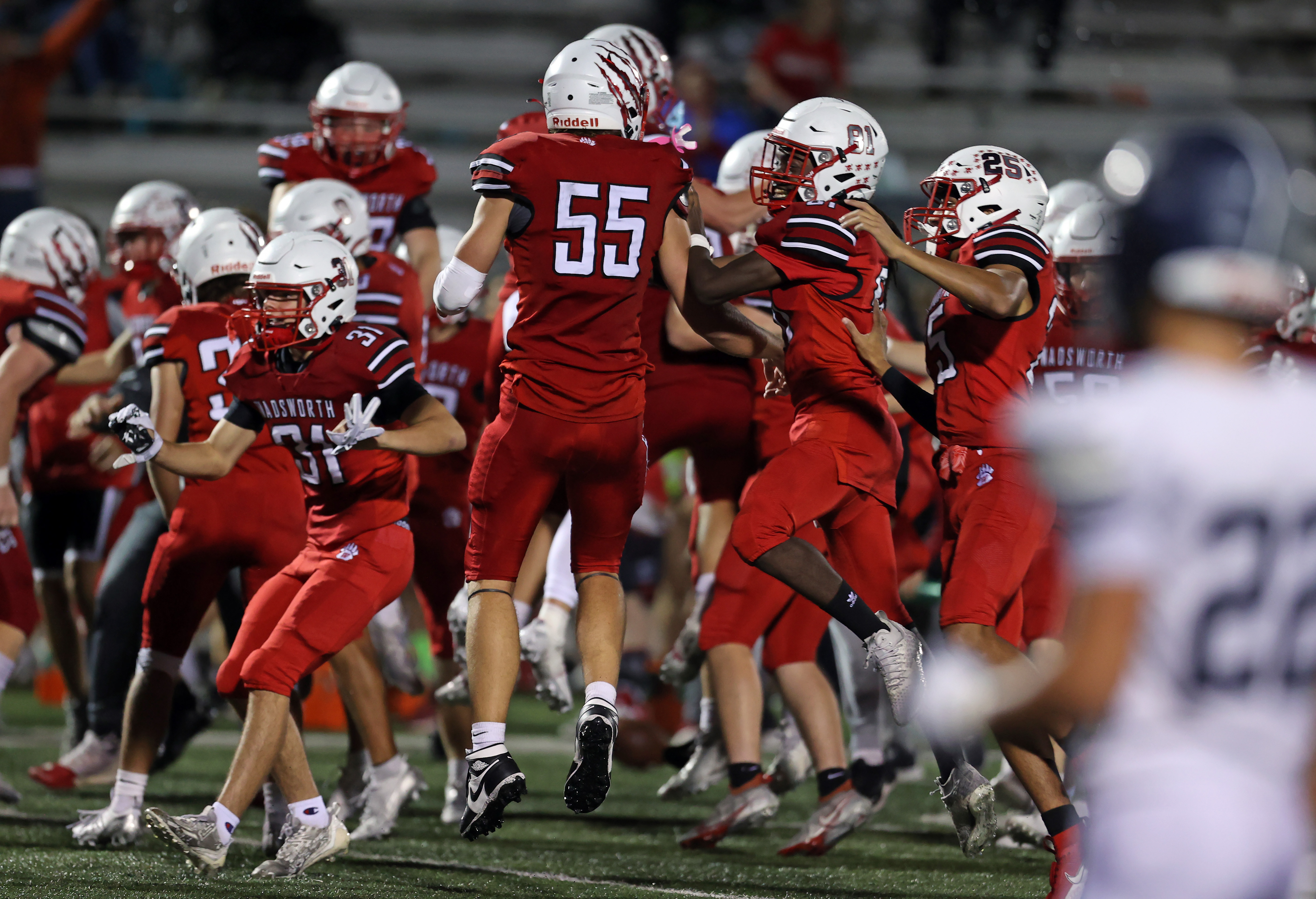 High school football; Hudson at Wadsworth, September 27, 2024 ...