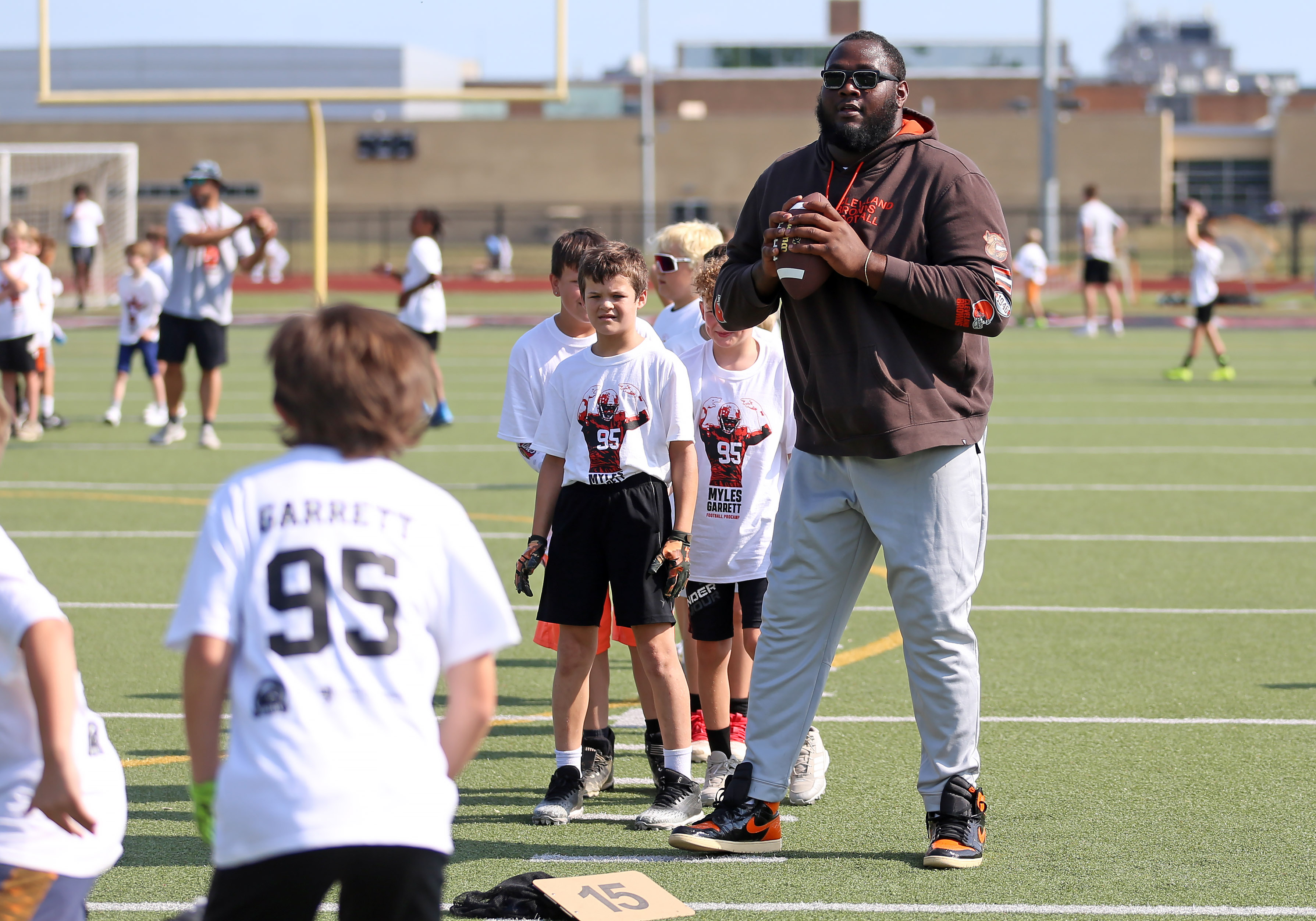 Myles Garrett Youth Football ProCamp, June 14, 2024 - cleveland.com