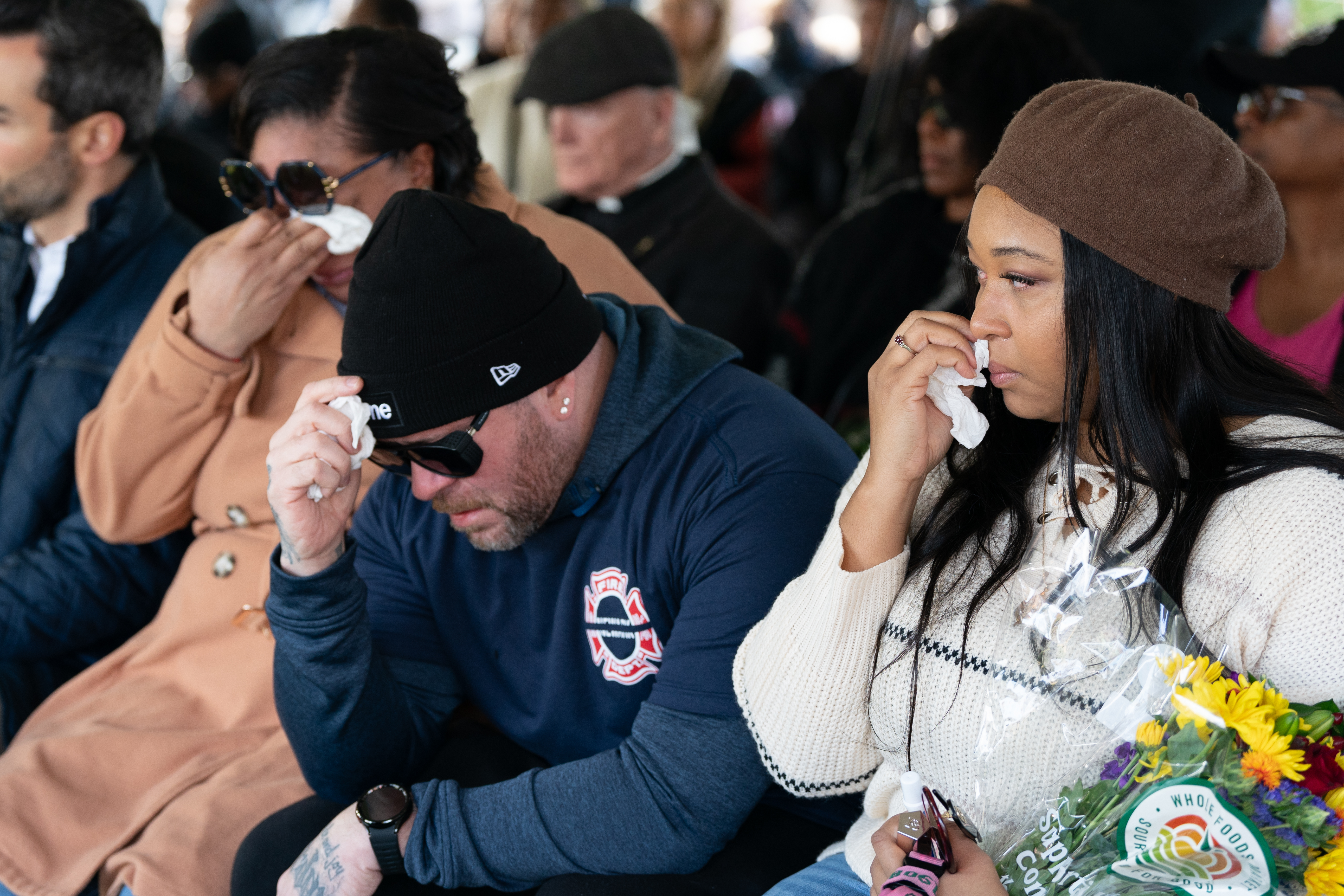 Newark firefighter Capt. Wayne Brooks Jr. street dedication ceremony ...