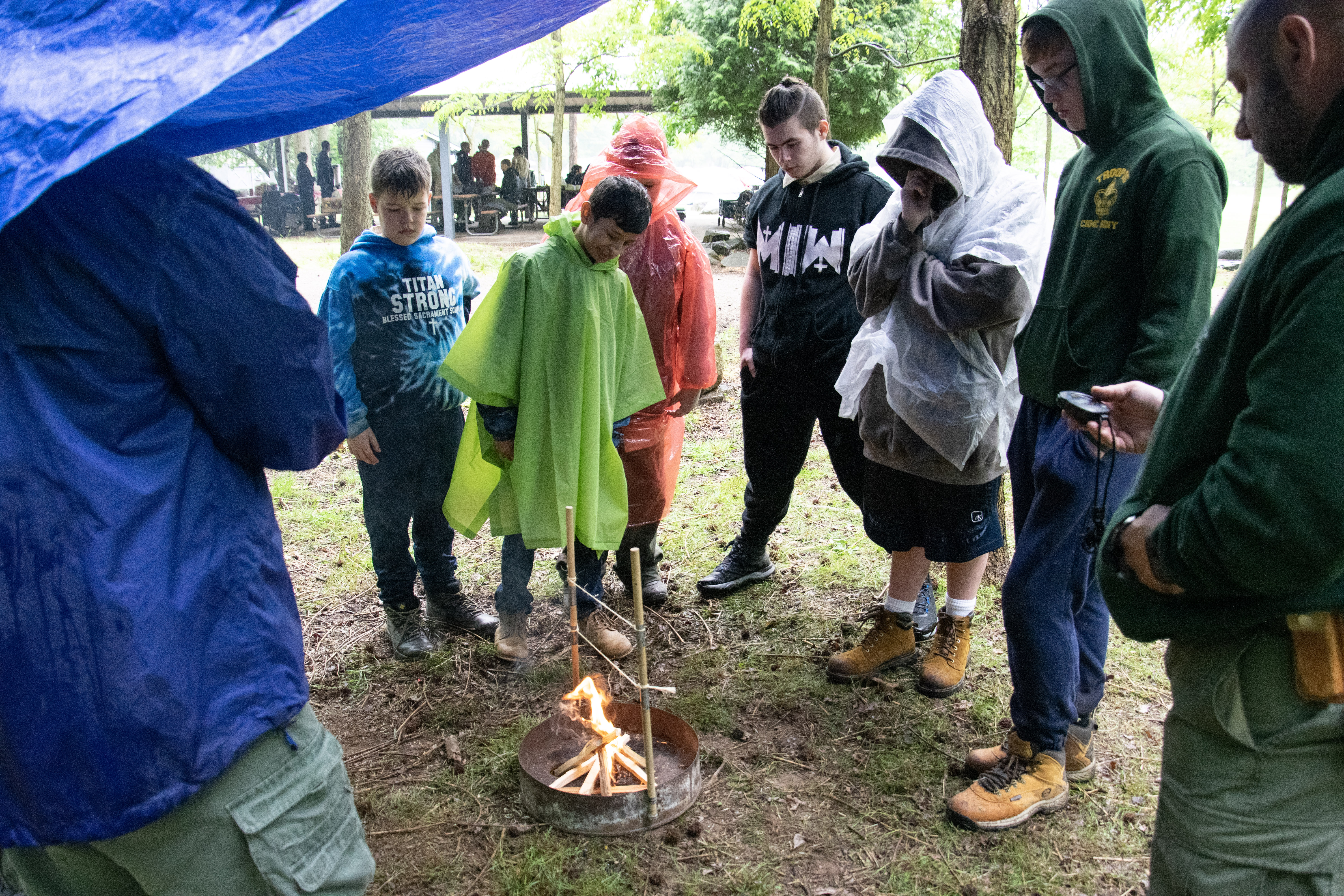 The Boy Scouts annual camp-o-ree at Pouch Camp in Todt Hill Saturday ...