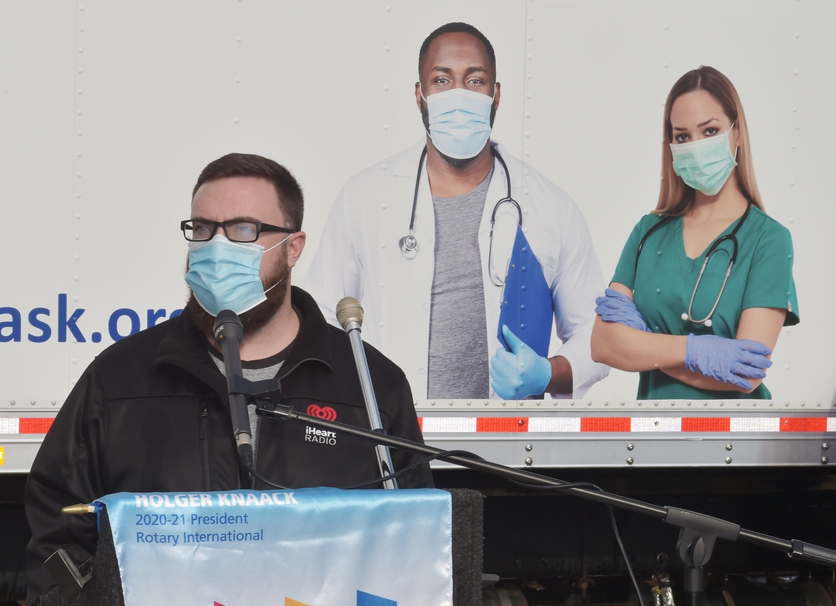 Rotary Million Mask Challenge Tour makes stop in Springfield - masslive.com