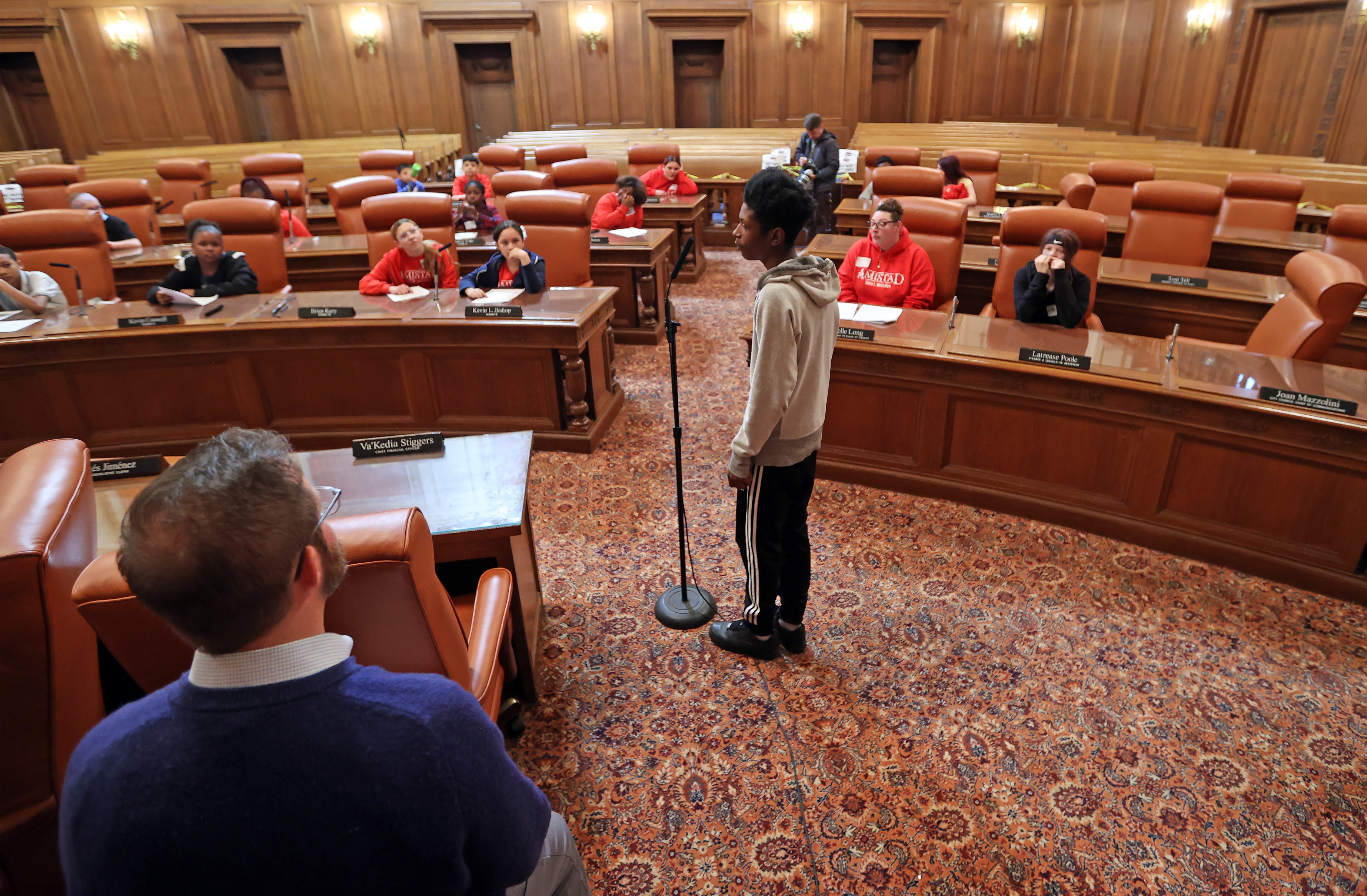 Clara E. Westropp students participate in mock city council meeting and ...