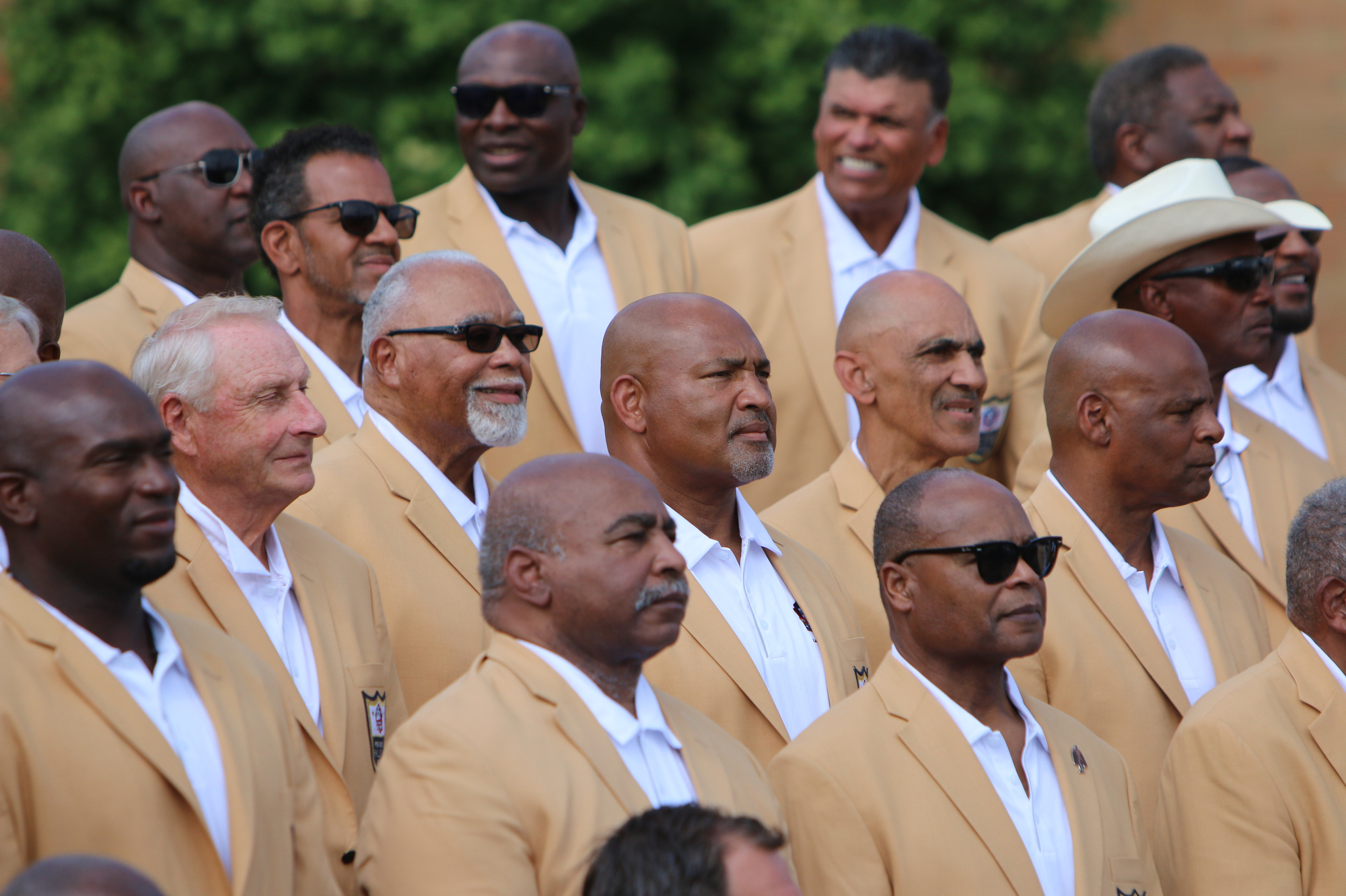 Pro Football Hall of Fame Gold Jacket group photo - cleveland.com
