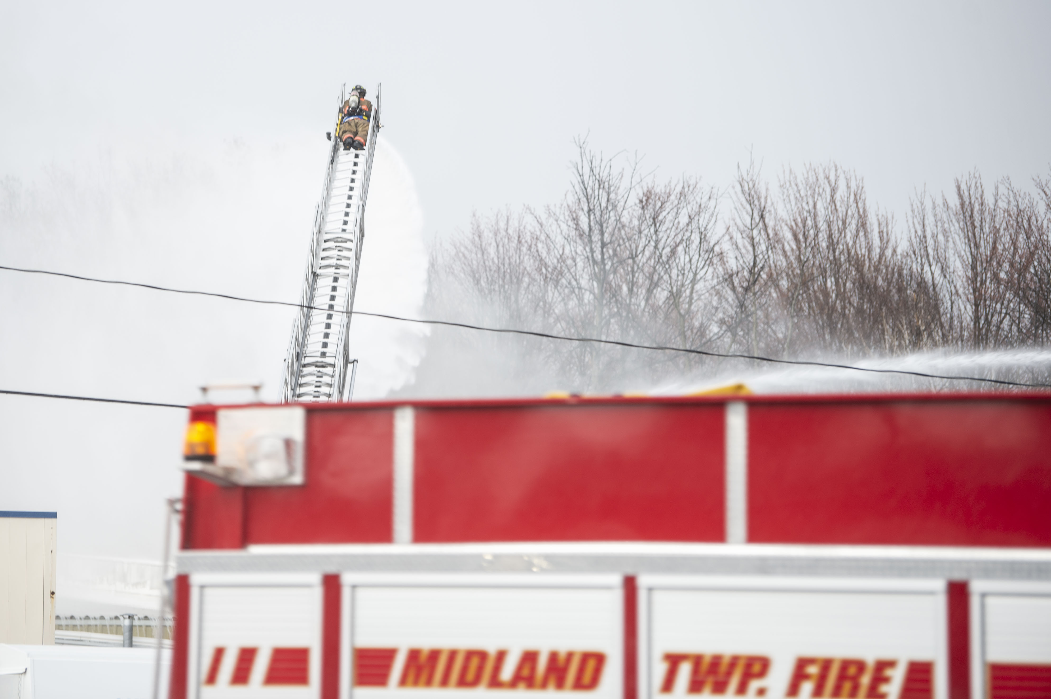 Firefighters battle blaze at Midland Compounding and Consulting - mlive.com