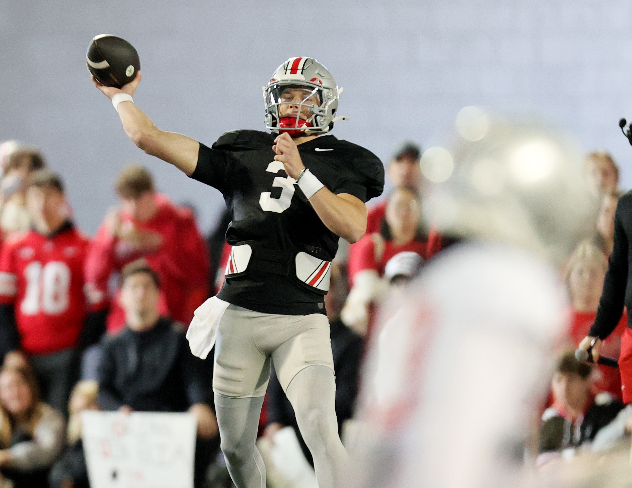 OSU football's Student Appreciation practice, March 30, 2024 ...
