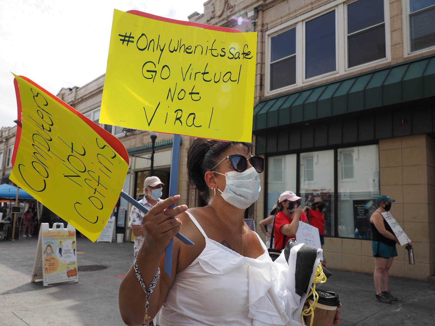 Educators protest rushed plans to reopen N.J. public schools - nj.com