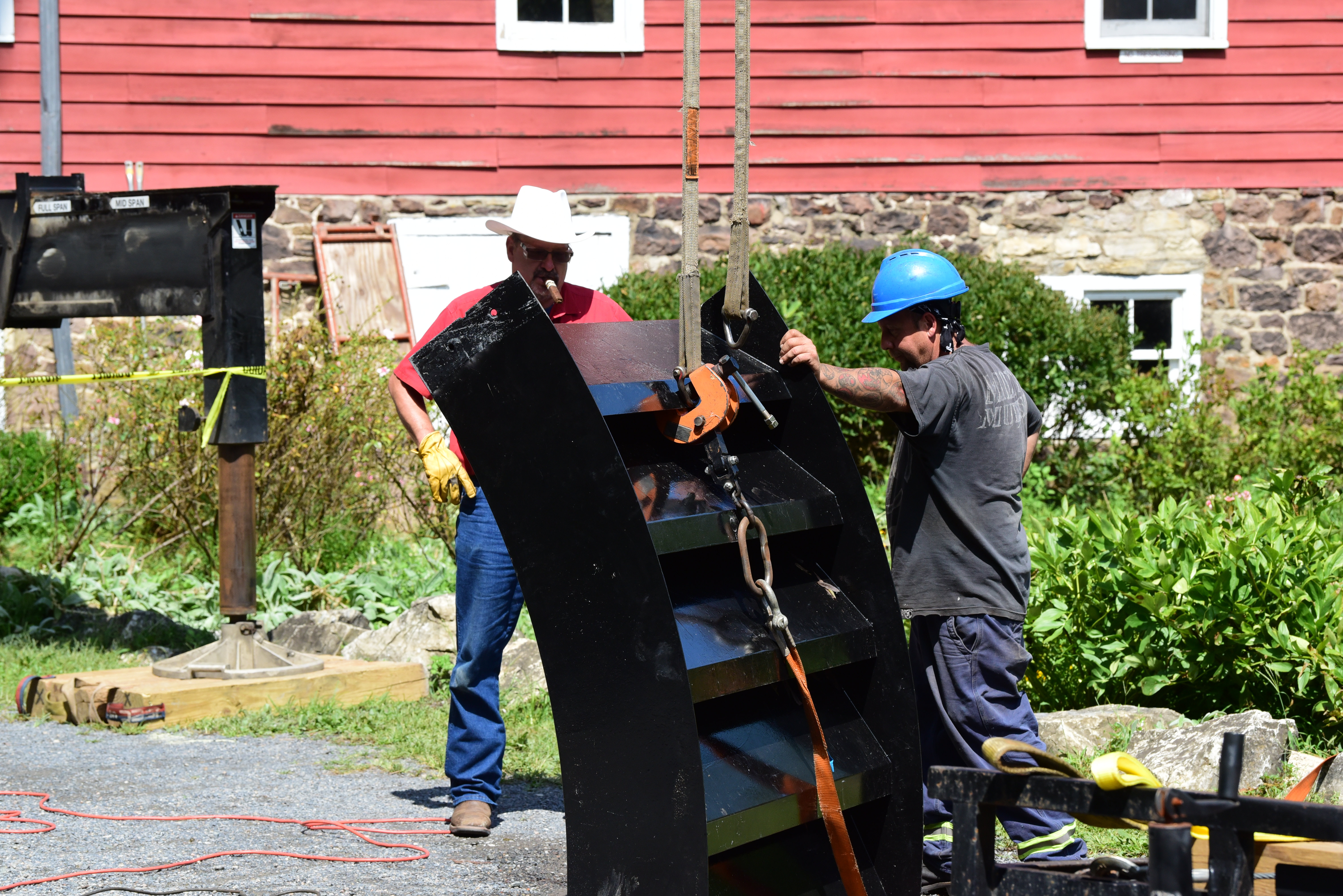 Red Mill wheel restoration, 2020 - lehighvalleylive.com