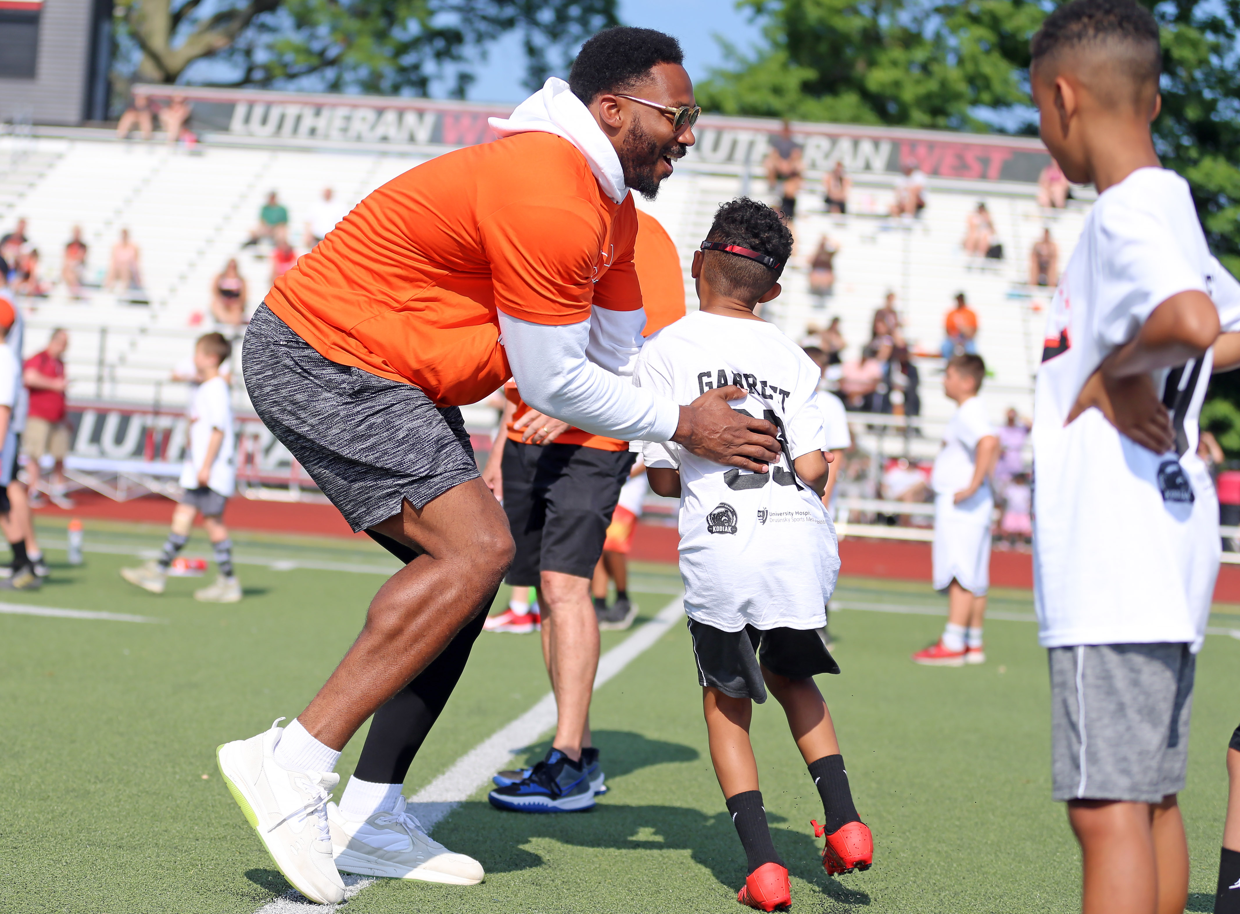 Myles Garrett Youth Football ProCamp, June 14, 2024 - cleveland.com