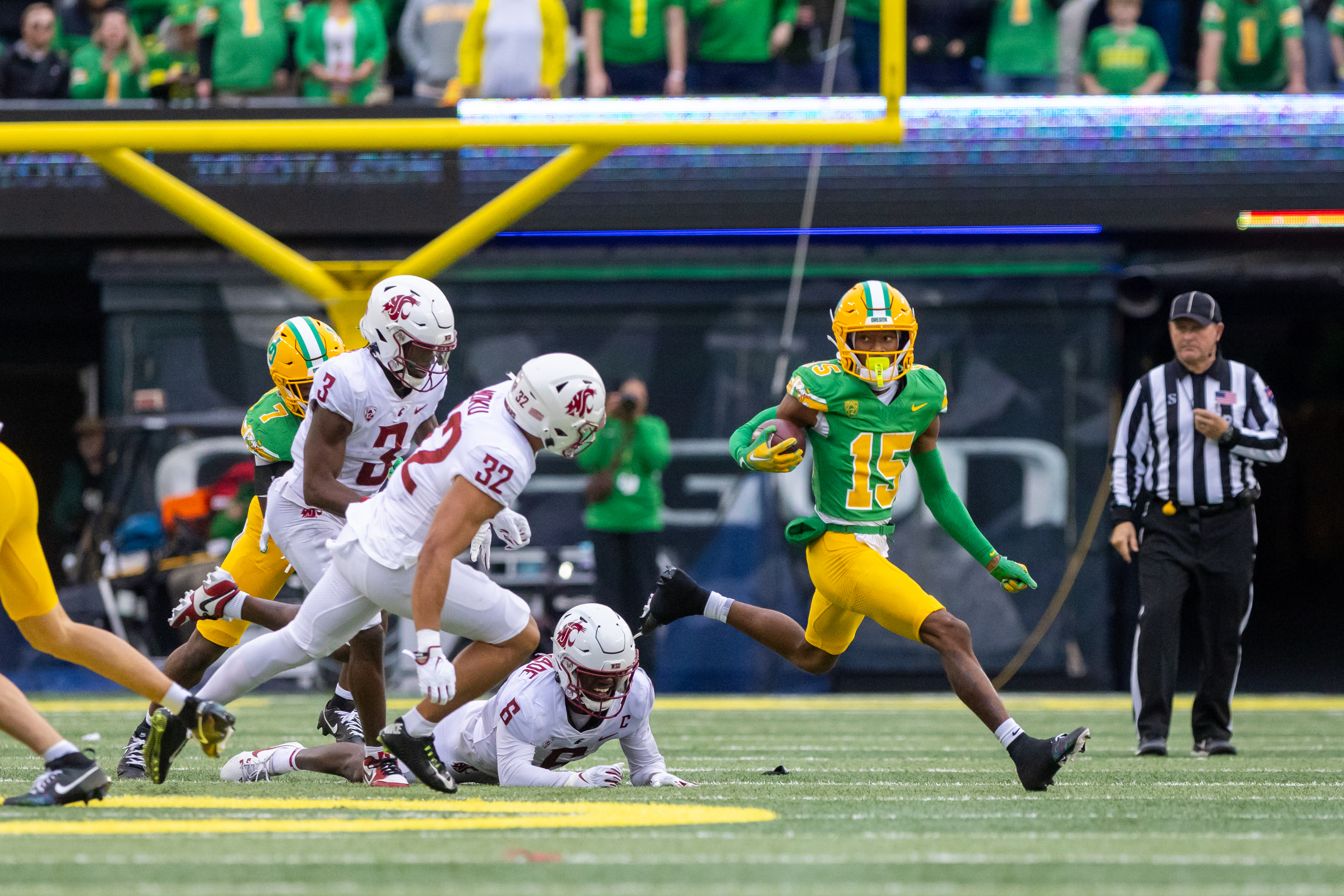 No. 9 Oregon Ducks football vs. Washington State Cougars: Oct. 21, 2023 ...