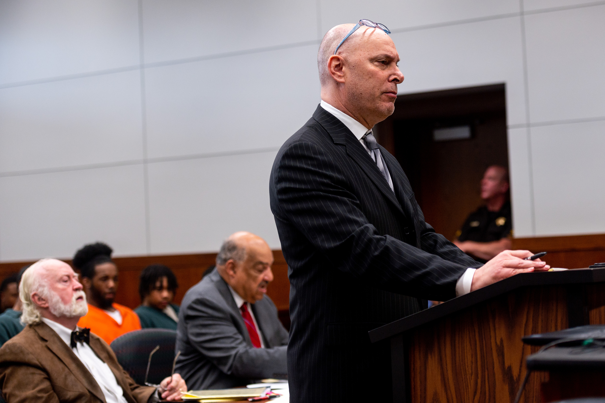 Preliminary examination for five defendants in shooting death of former ...